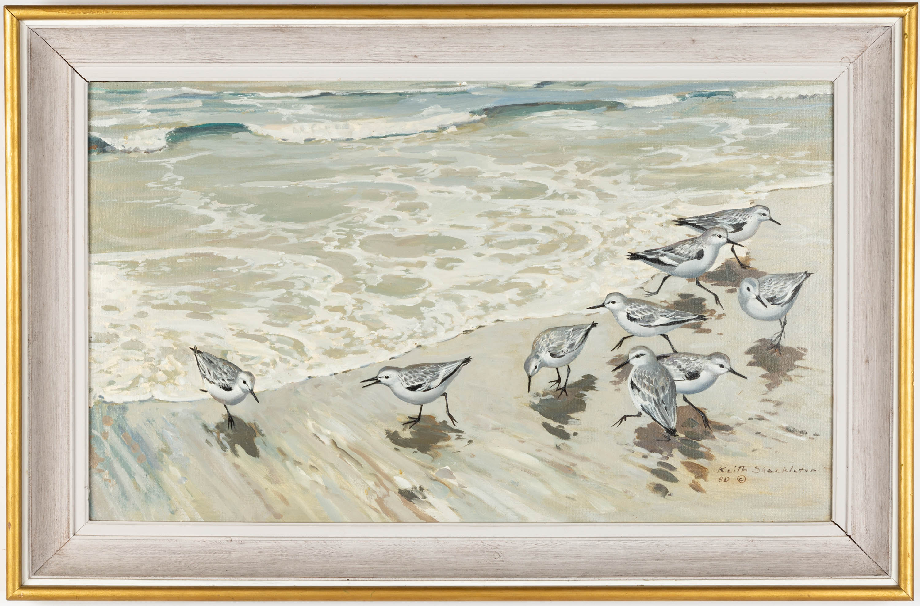 Keith Shackleton (British, 1923-2015) "Sanderlings" | Cottone Auctions