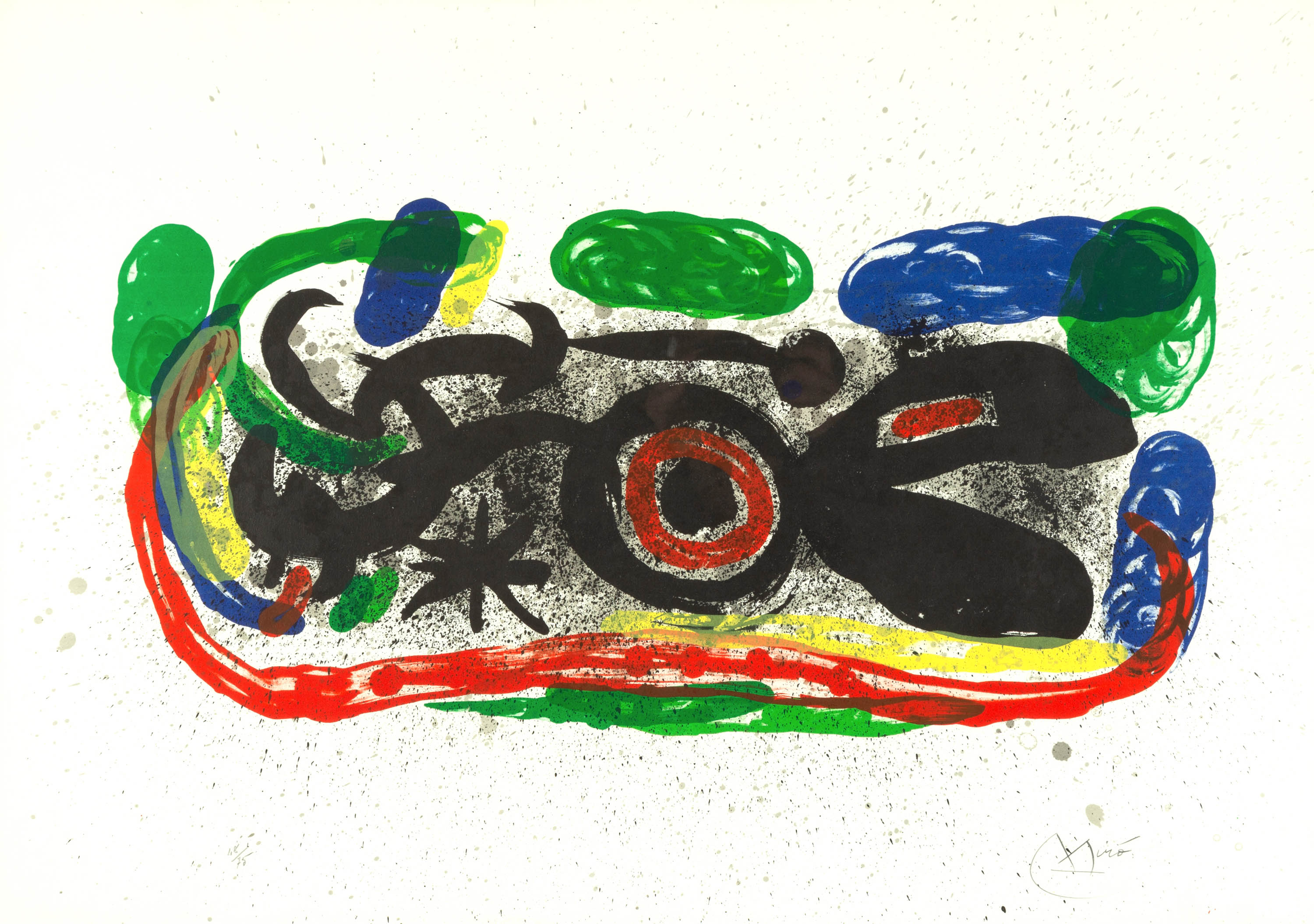 Joan Miró (Spanish, 1893-1983) The Fire-Eating Bird | Cottone Auctions