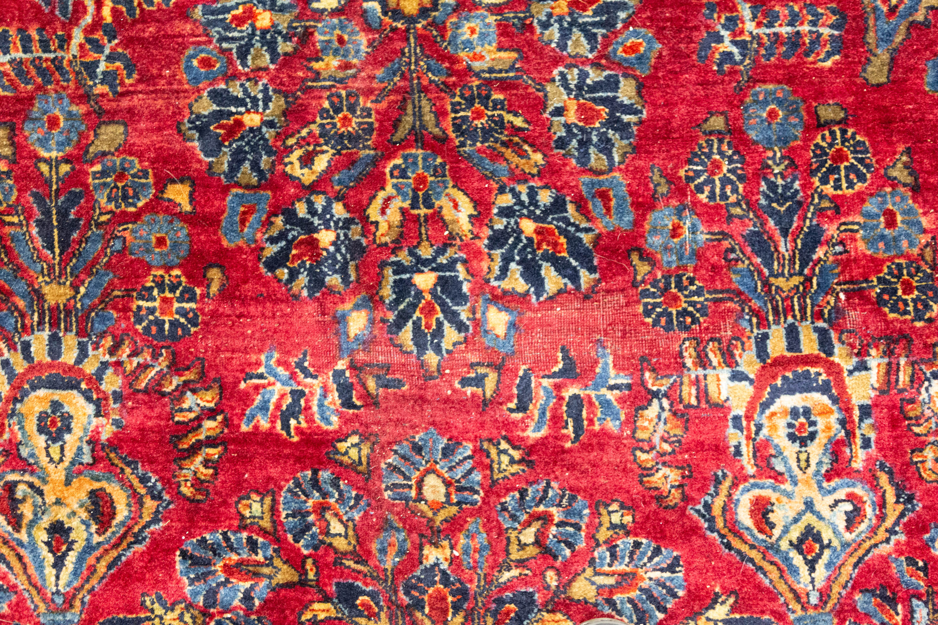 Painted Sarouk Oriental Rug | Cottone Auctions