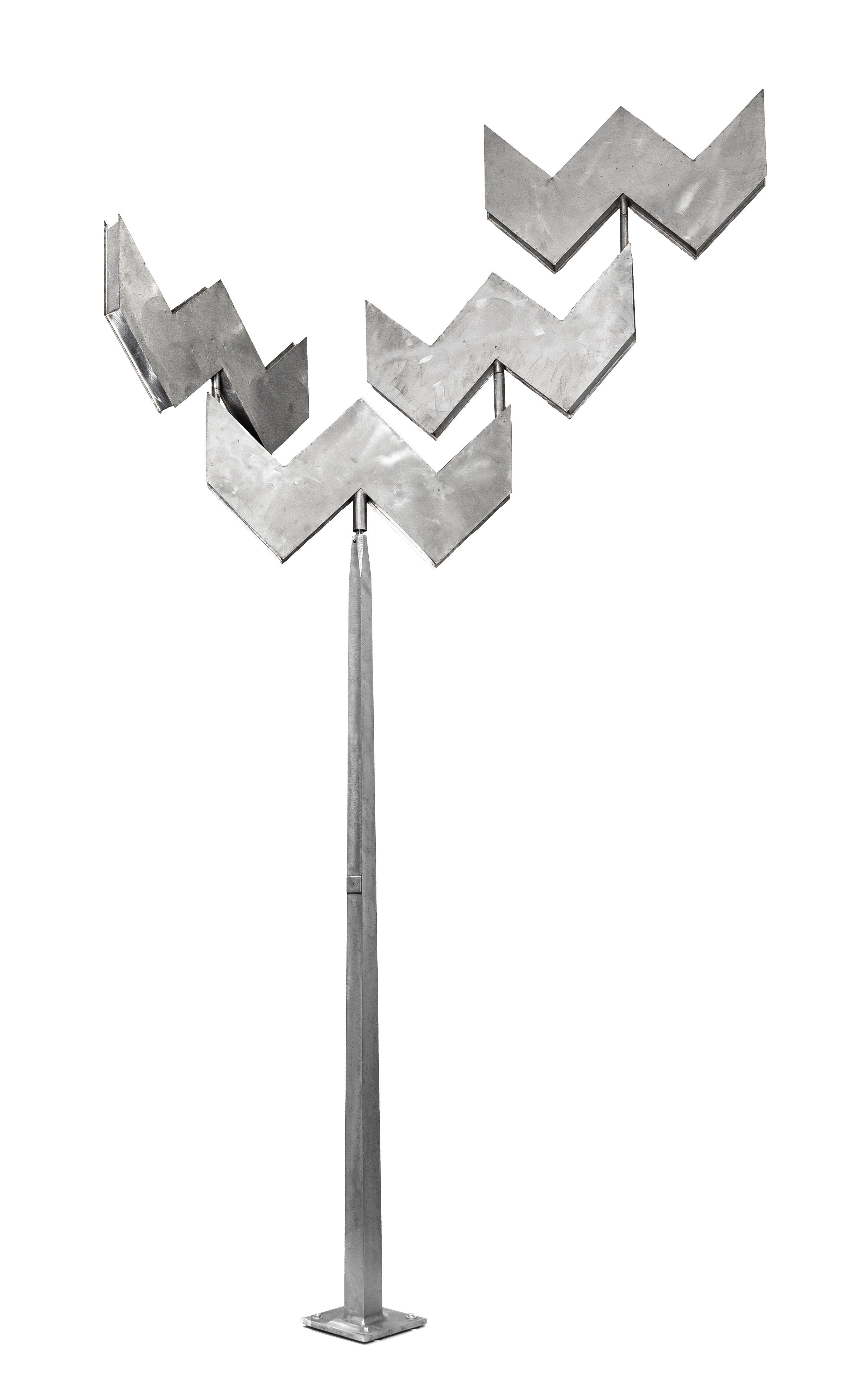 George Rickey (American, 1907-2002) "Four W’s" | Cottone Auctions