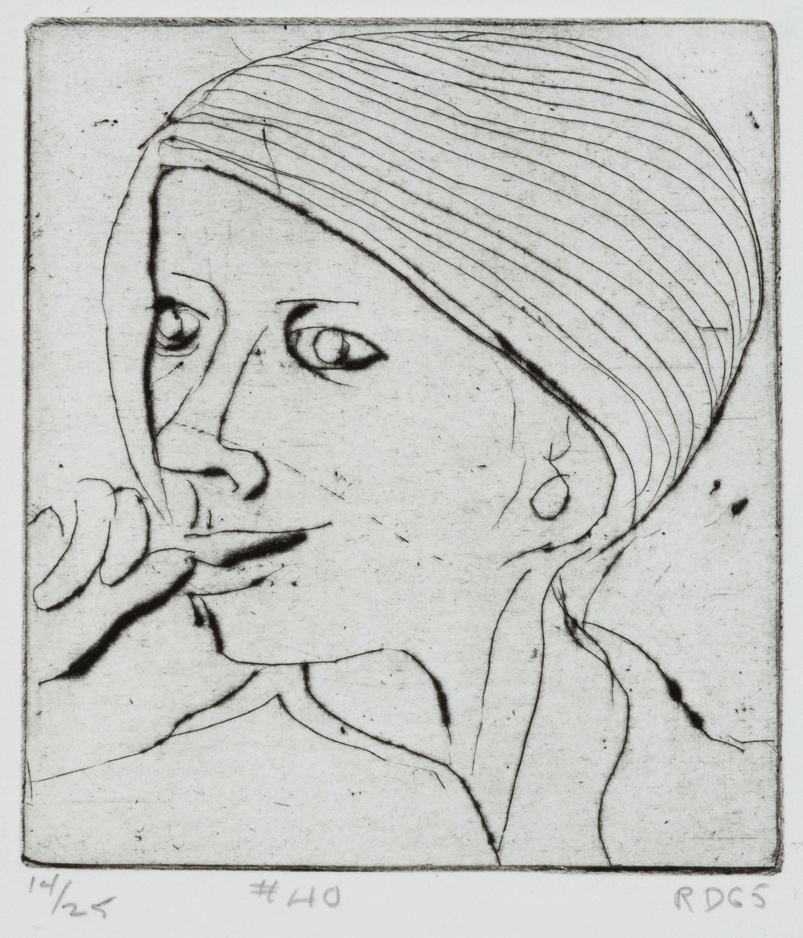 Richard Diebenkorn (American, 1922-1993) #40 | Cottone Auctions