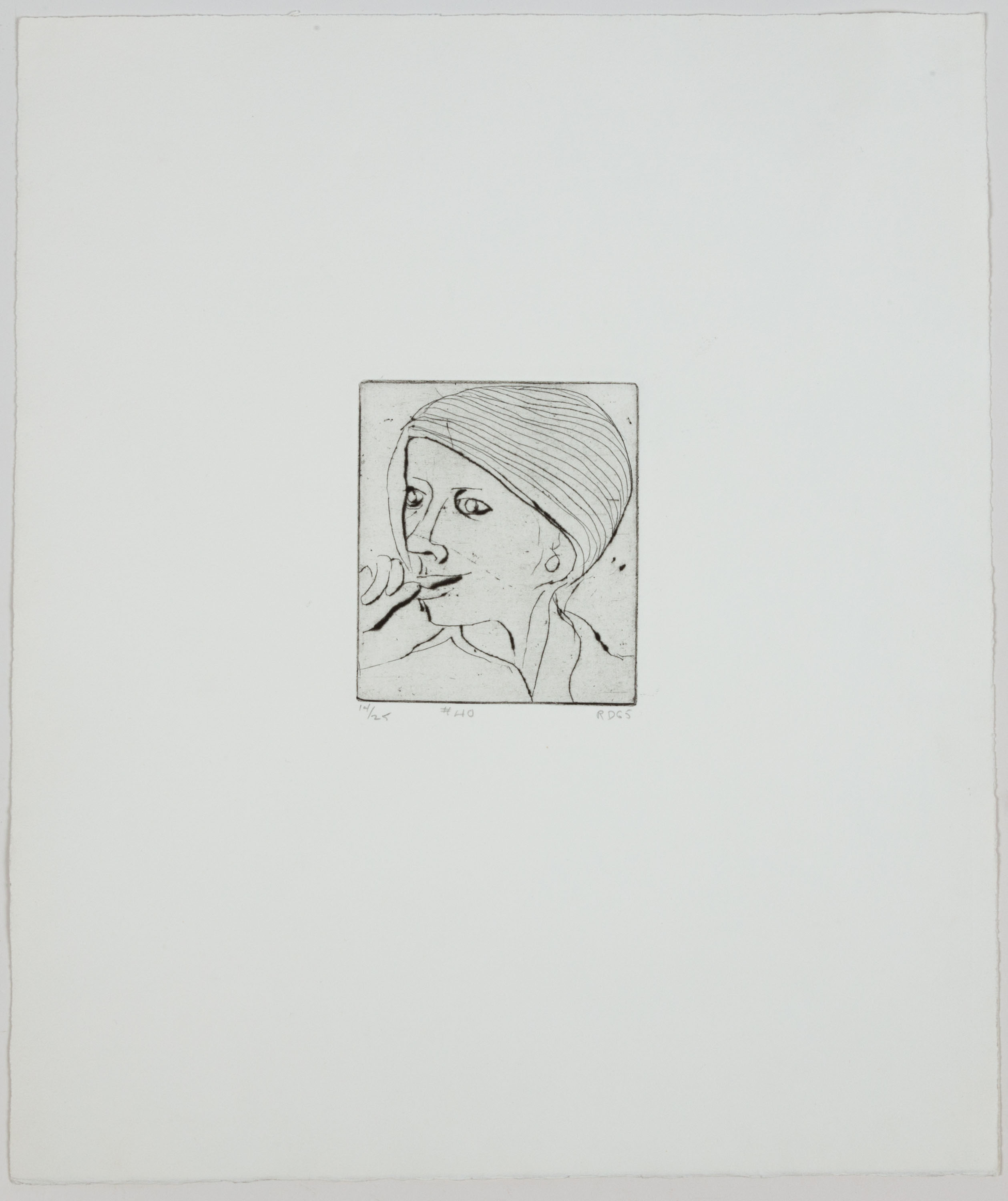Richard Diebenkorn (American, 1922-1993) #40 | Cottone Auctions