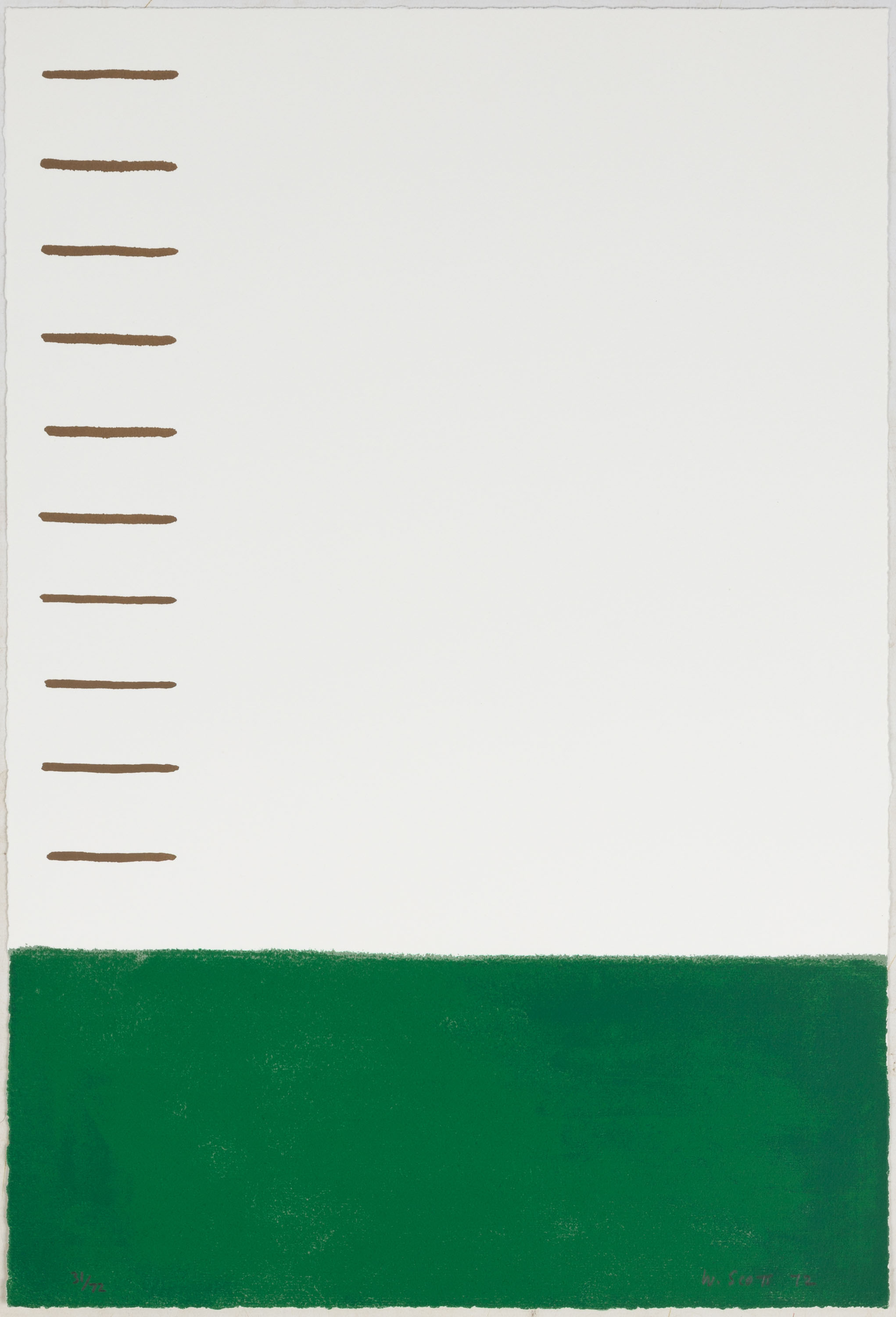 William Scott (1913-1989) "Estate Landscape" | Cottone Auctions