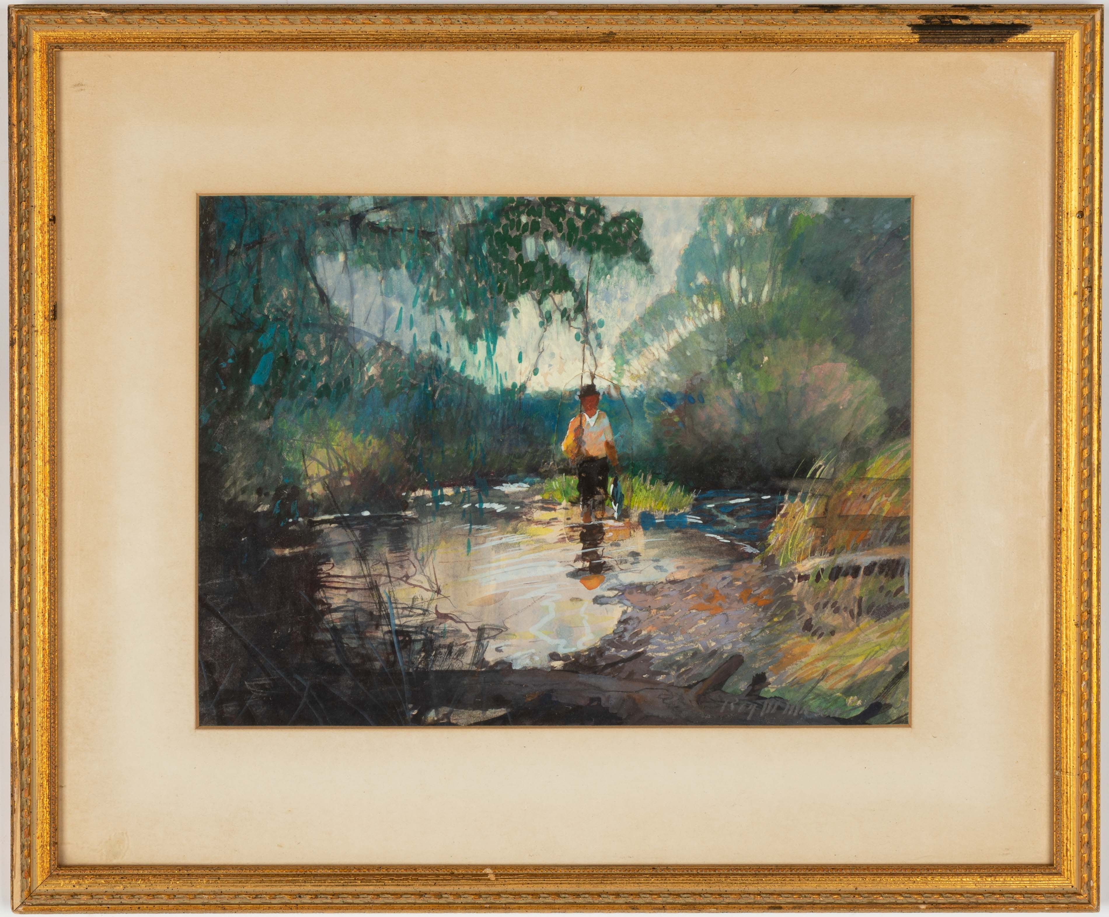 Roy Mason (American, 1886-1972) Fisherman | Cottone Auctions