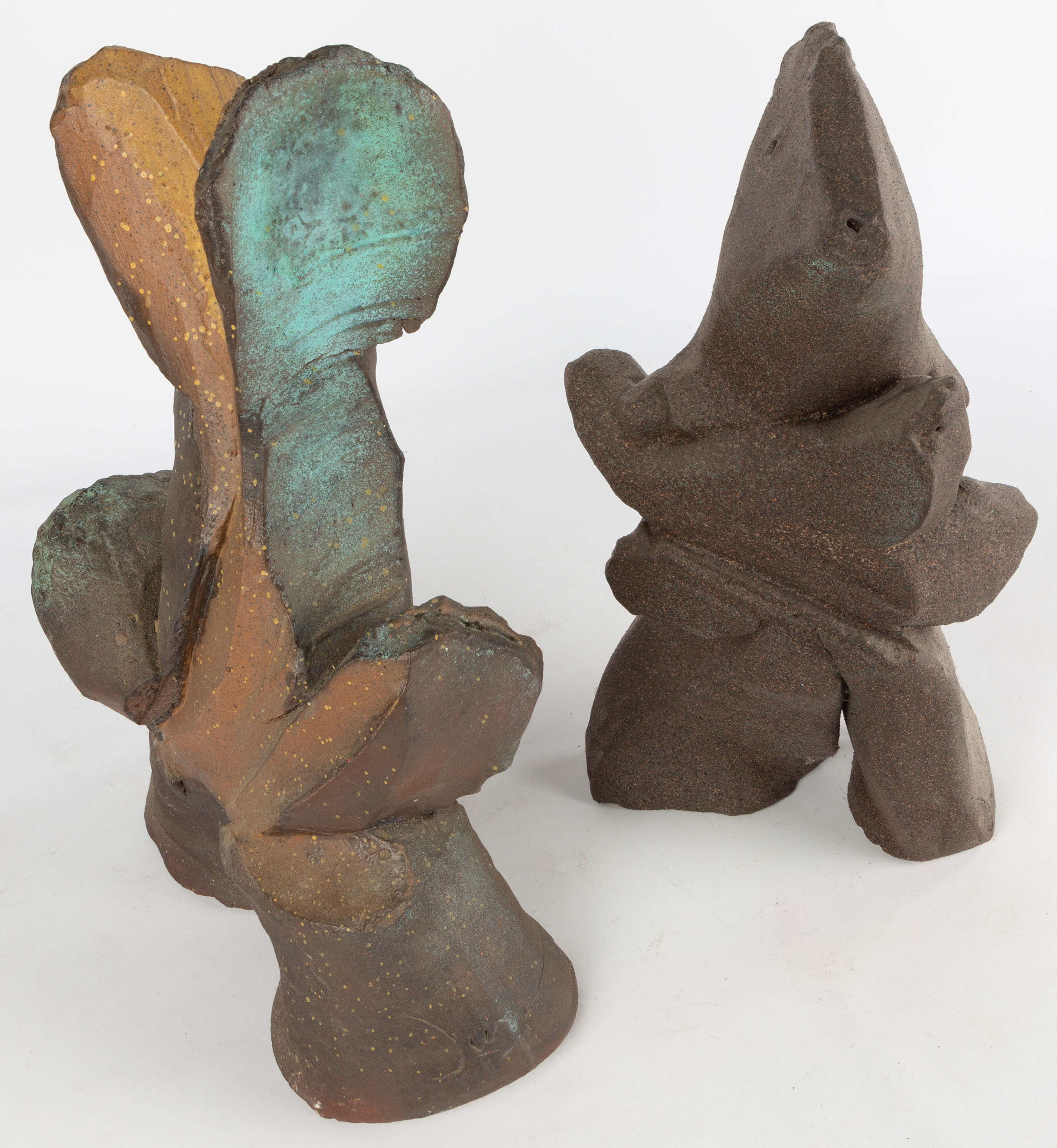 Nancy Jurs (American, b. 1941) Stoneware Figures | Cottone Auctions