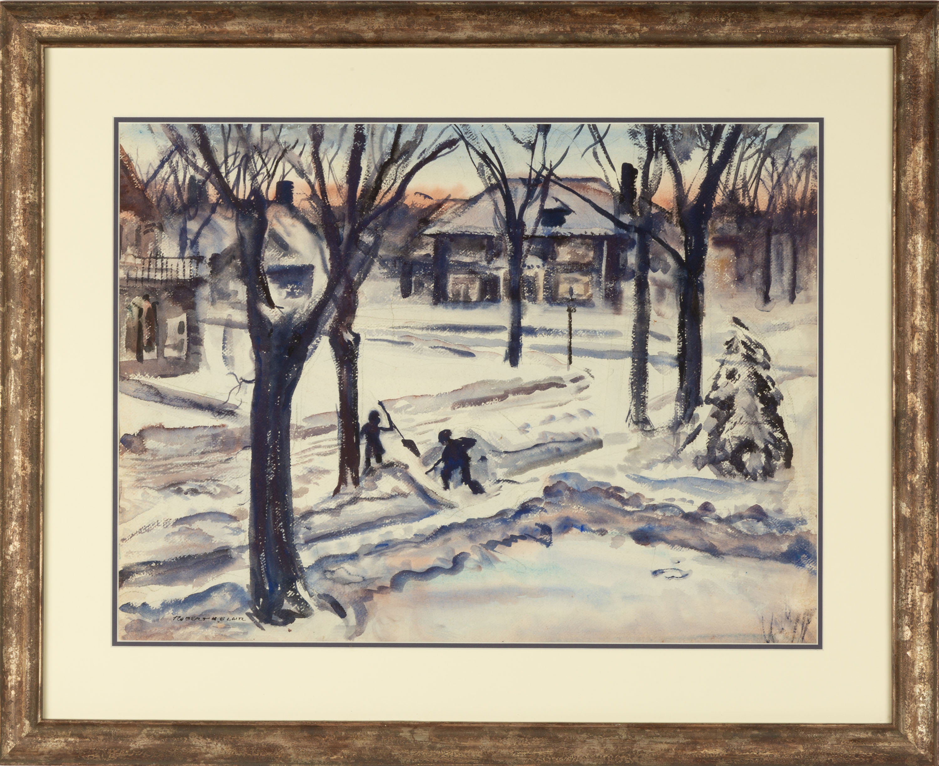 Robert Blair (American, 1912-2002) Winter Scene | Cottone Auctions