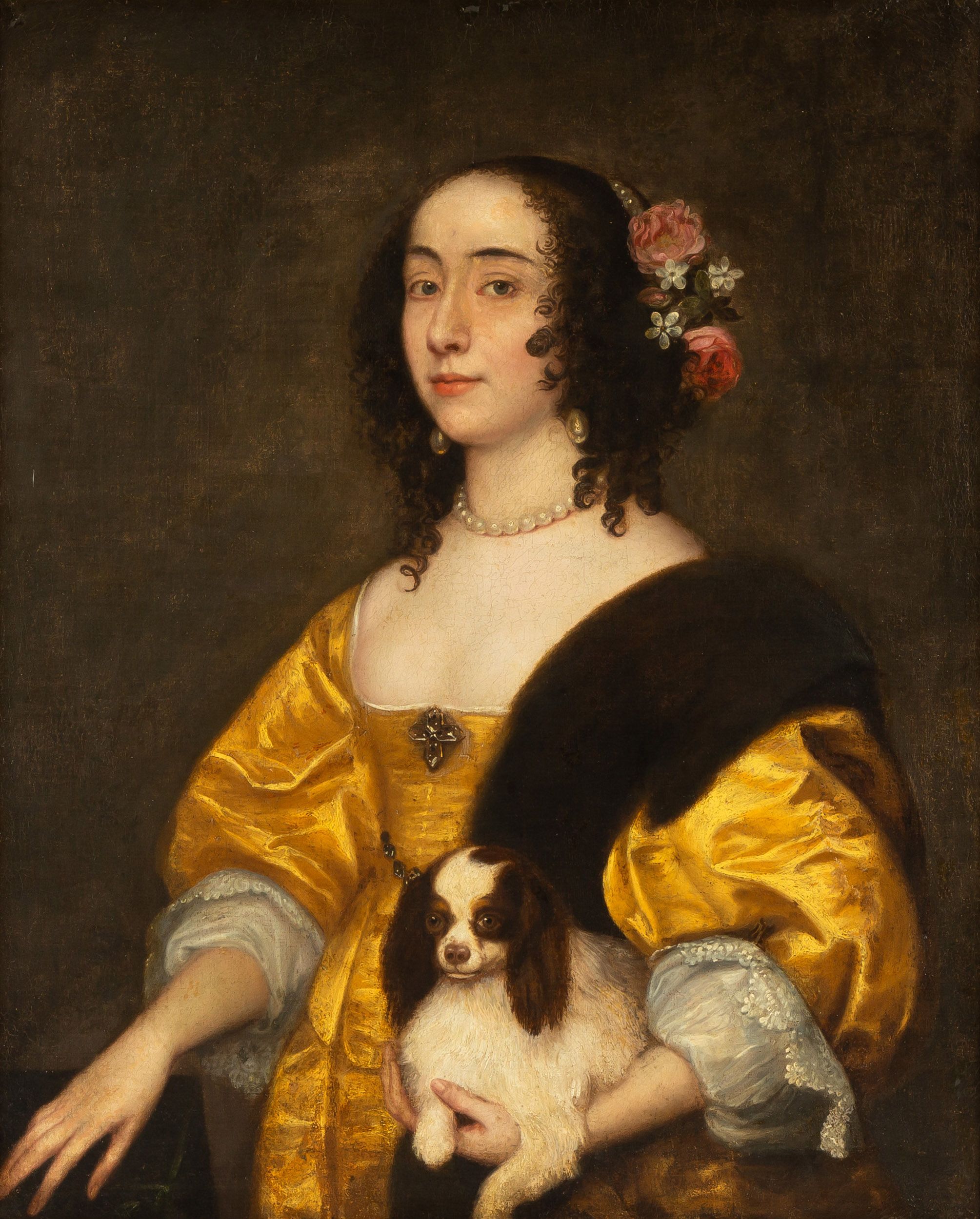 17th Century English Portrait, School of Van Dyke | Cottone Auctions
