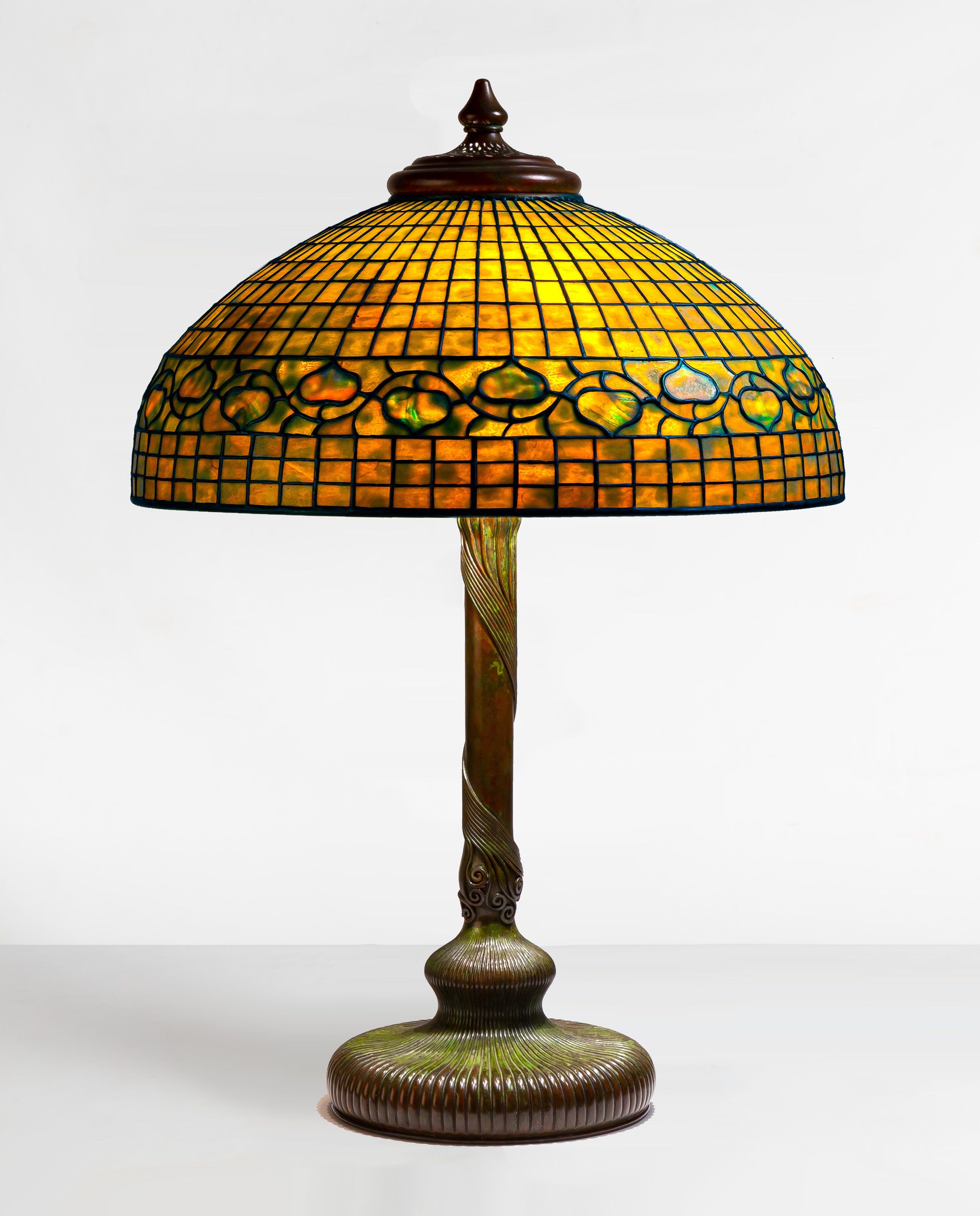 Tiffany Studios, New York "Acorn" Table Lamp | Cottone Auctions