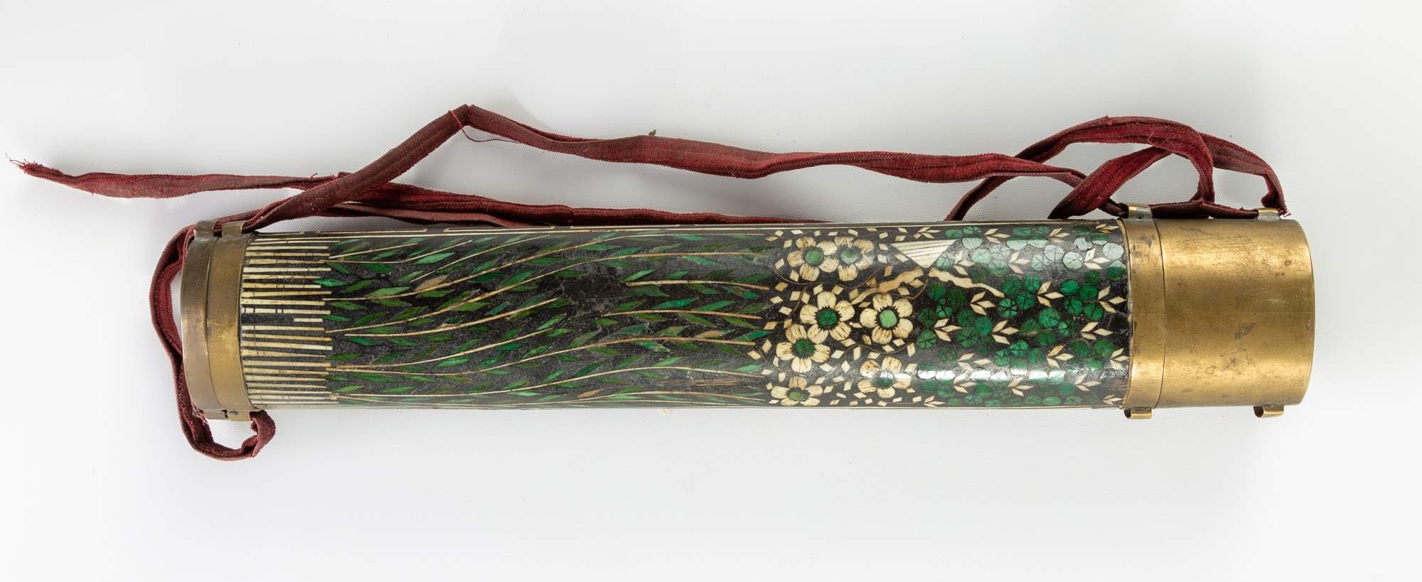 Inlaid Chinese / Japanese Utensil Holder | Cottone Auctions