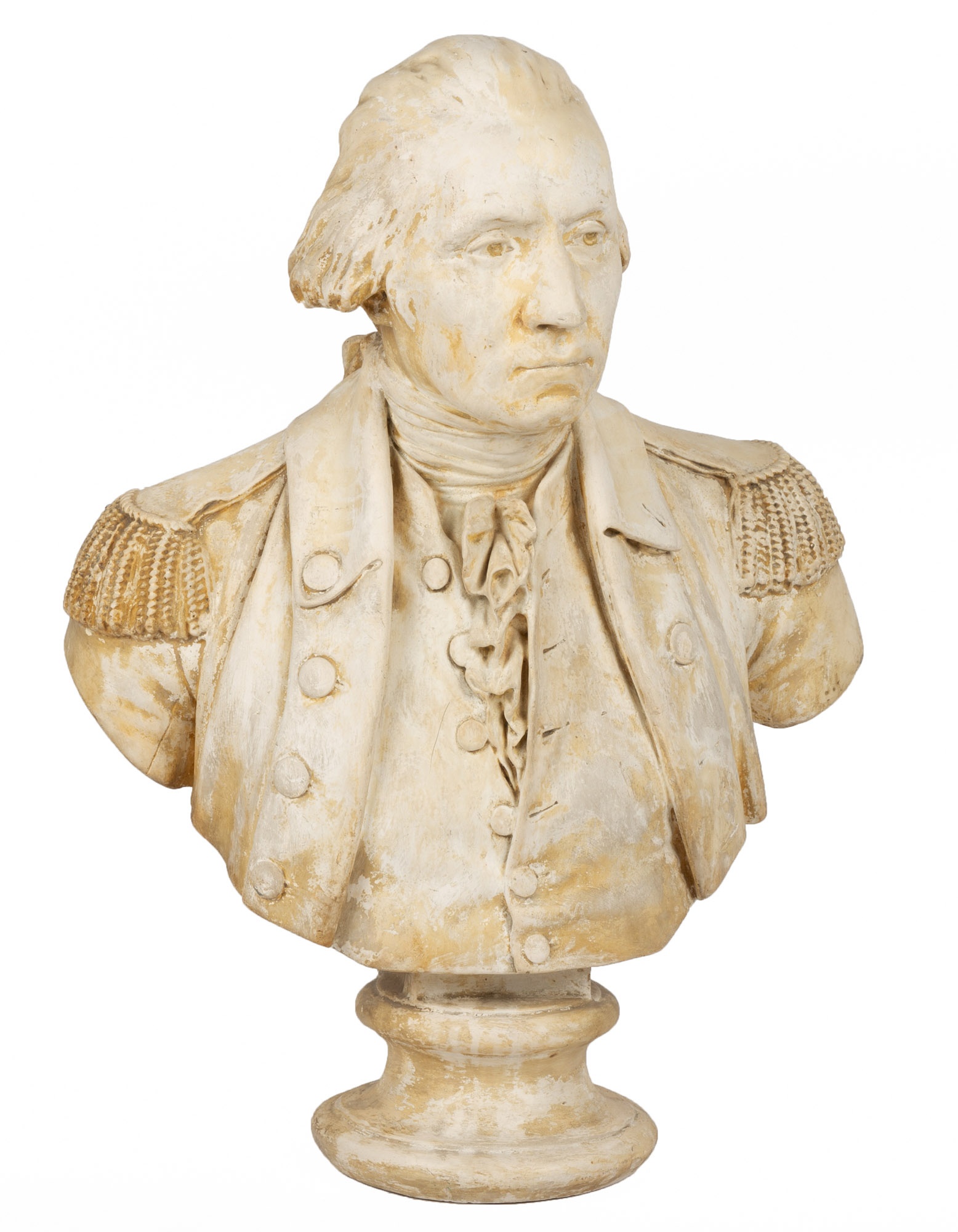Plaster Cast of George Washington After Houdon | Cottone Auctions