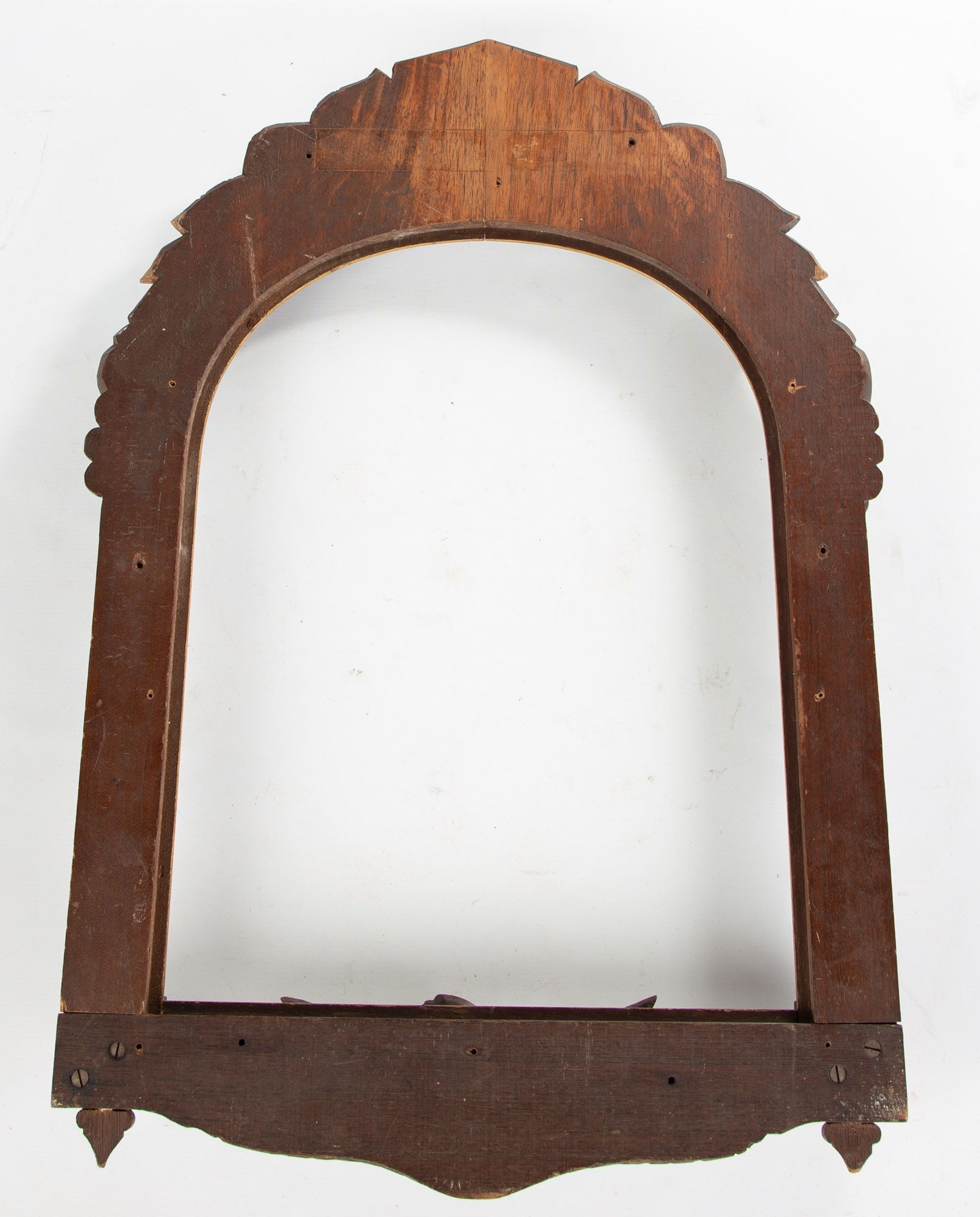 (2) Masonic Carved Picture Frames and Carved Masonic Shelf | Cottone ...