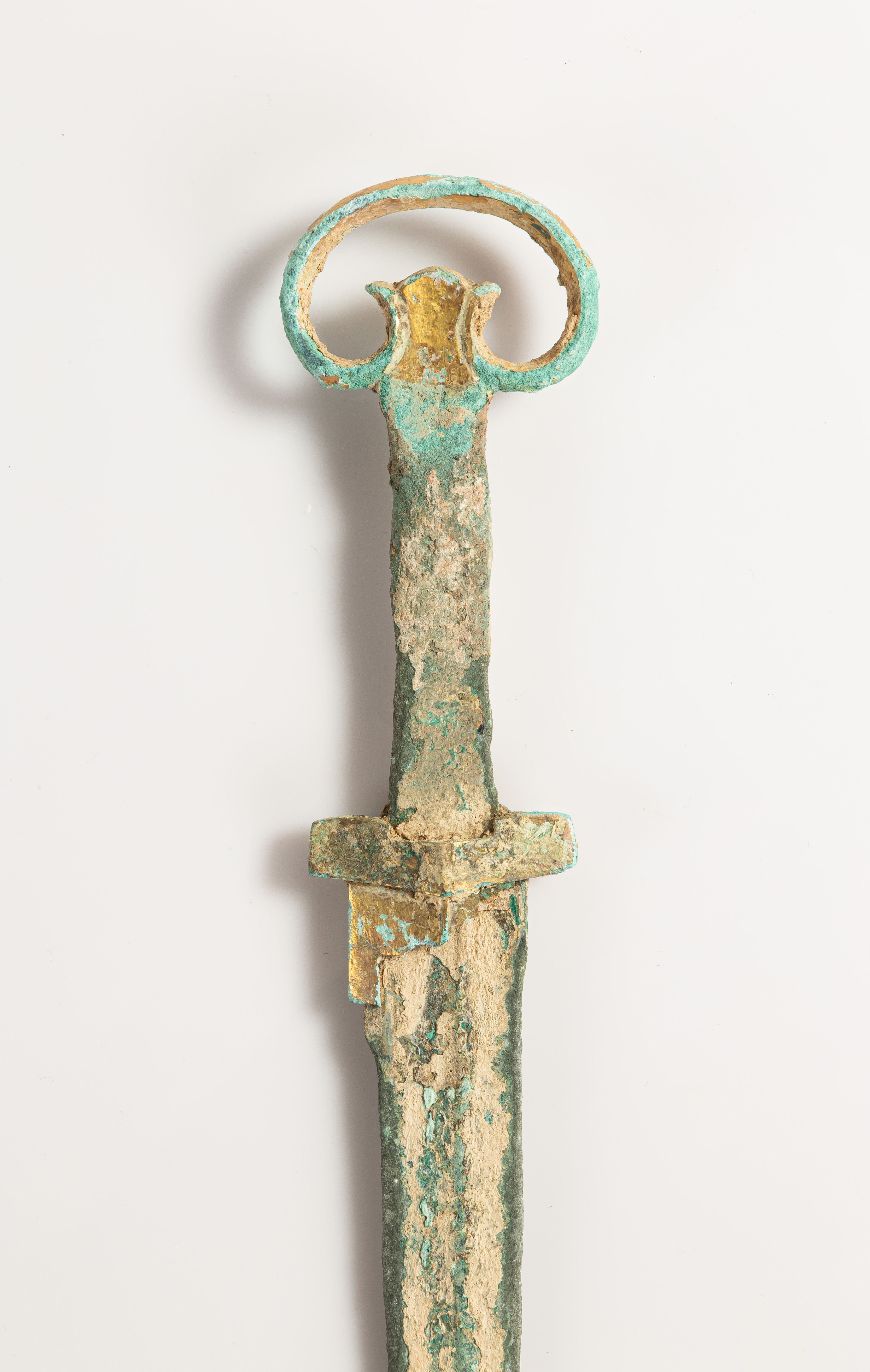 Rare Chinese Han Dynasty Dao Ring Hilted Sword | Cottone Auctions