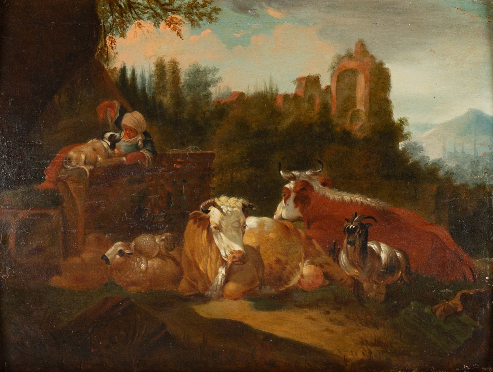 Attributed to Johann Heinrich Roos (German, 1631-1685) Pastural ...