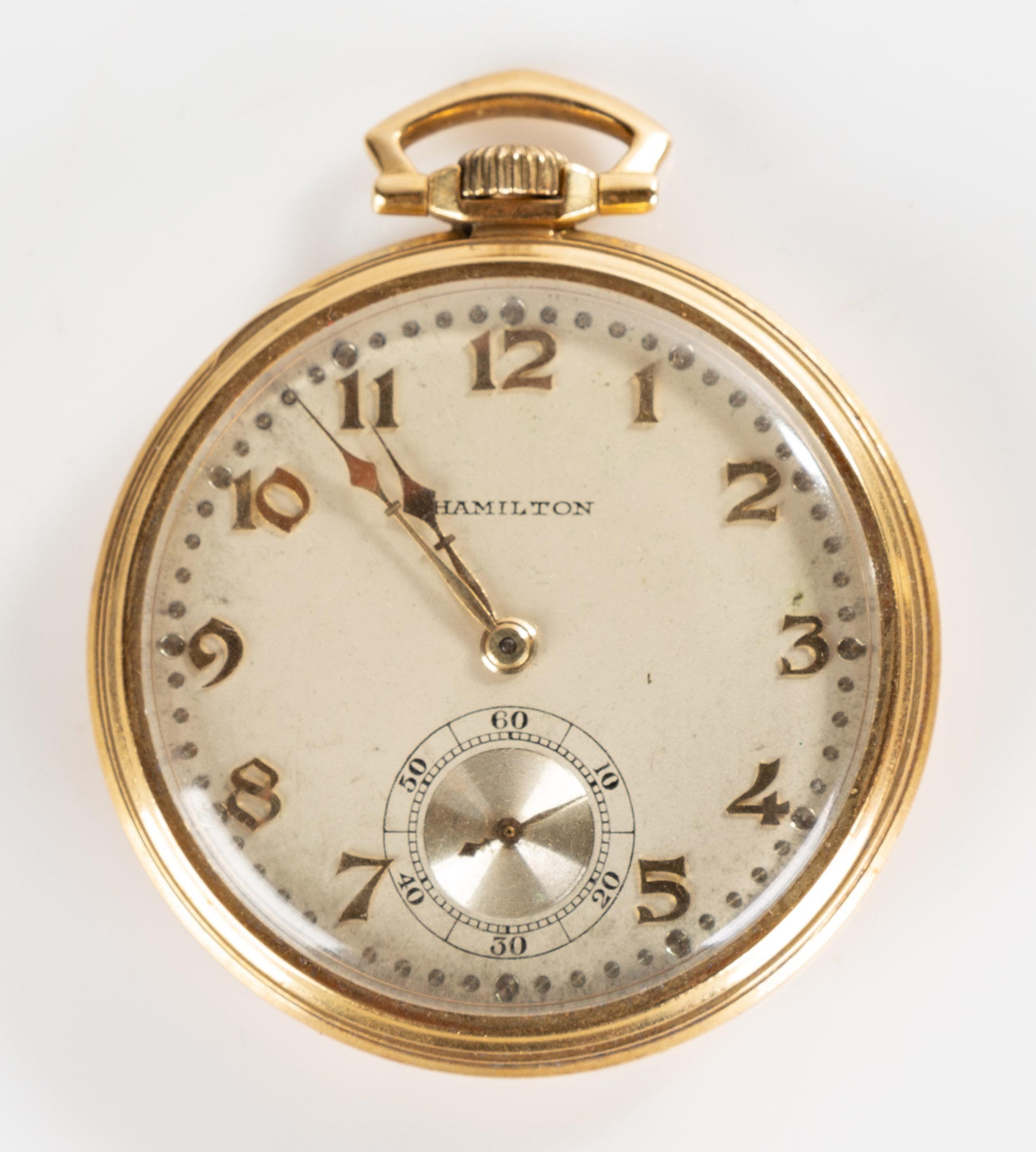 18K Gold Hamilton Pocket Watch | Cottone Auctions