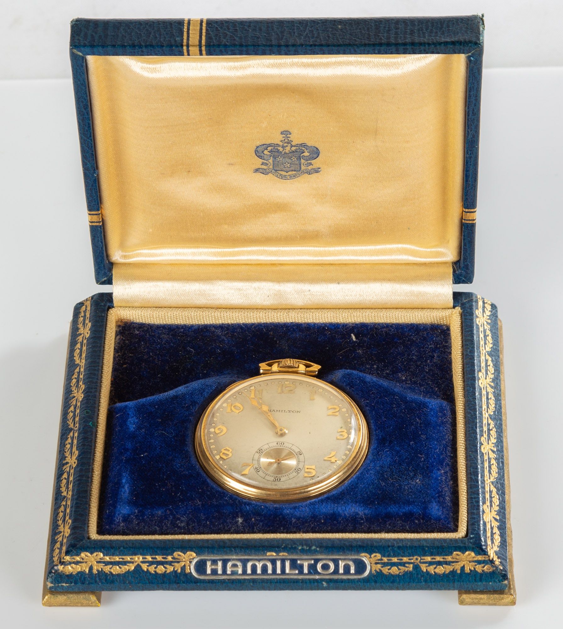 18K Gold Hamilton Pocket Watch | Cottone Auctions