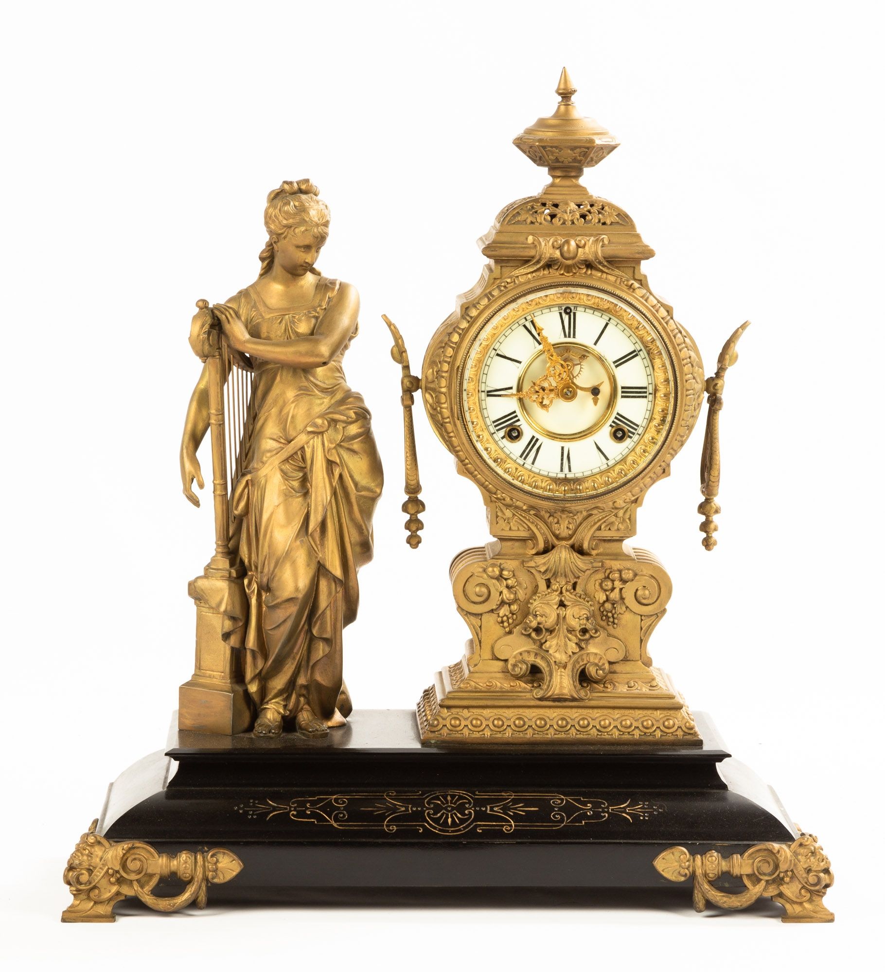 Ansonia Clock Co Figural Clock | Cottone Auctions