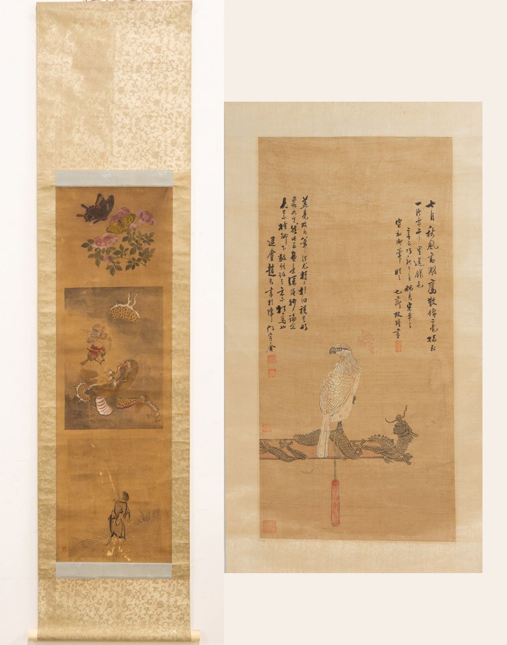 (2) Chinese Hanging Scrolls | Cottone Auctions