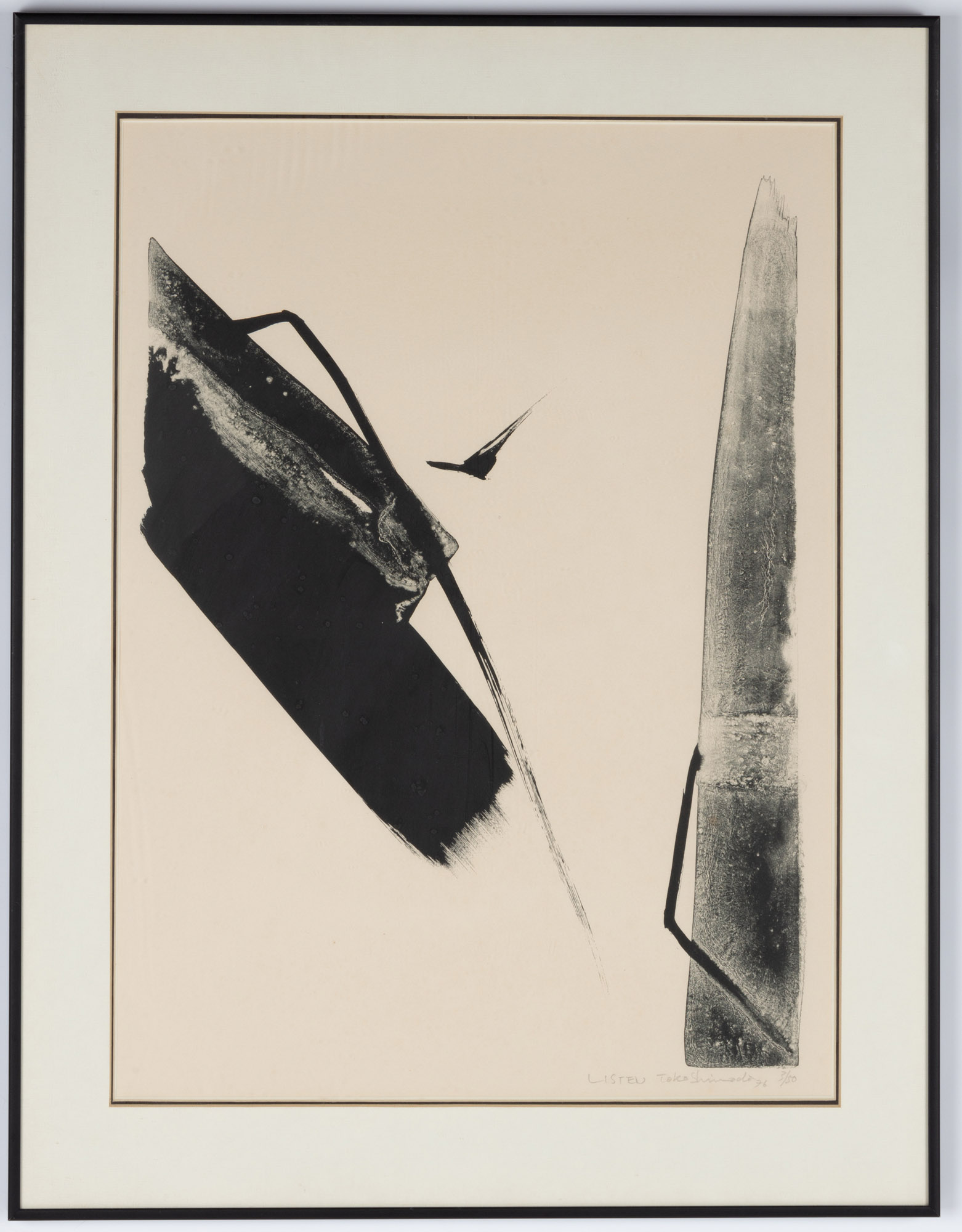 Toko Shinoda (Japanese, 1913-2021) "Listen", 1976 | Cottone Auctions
