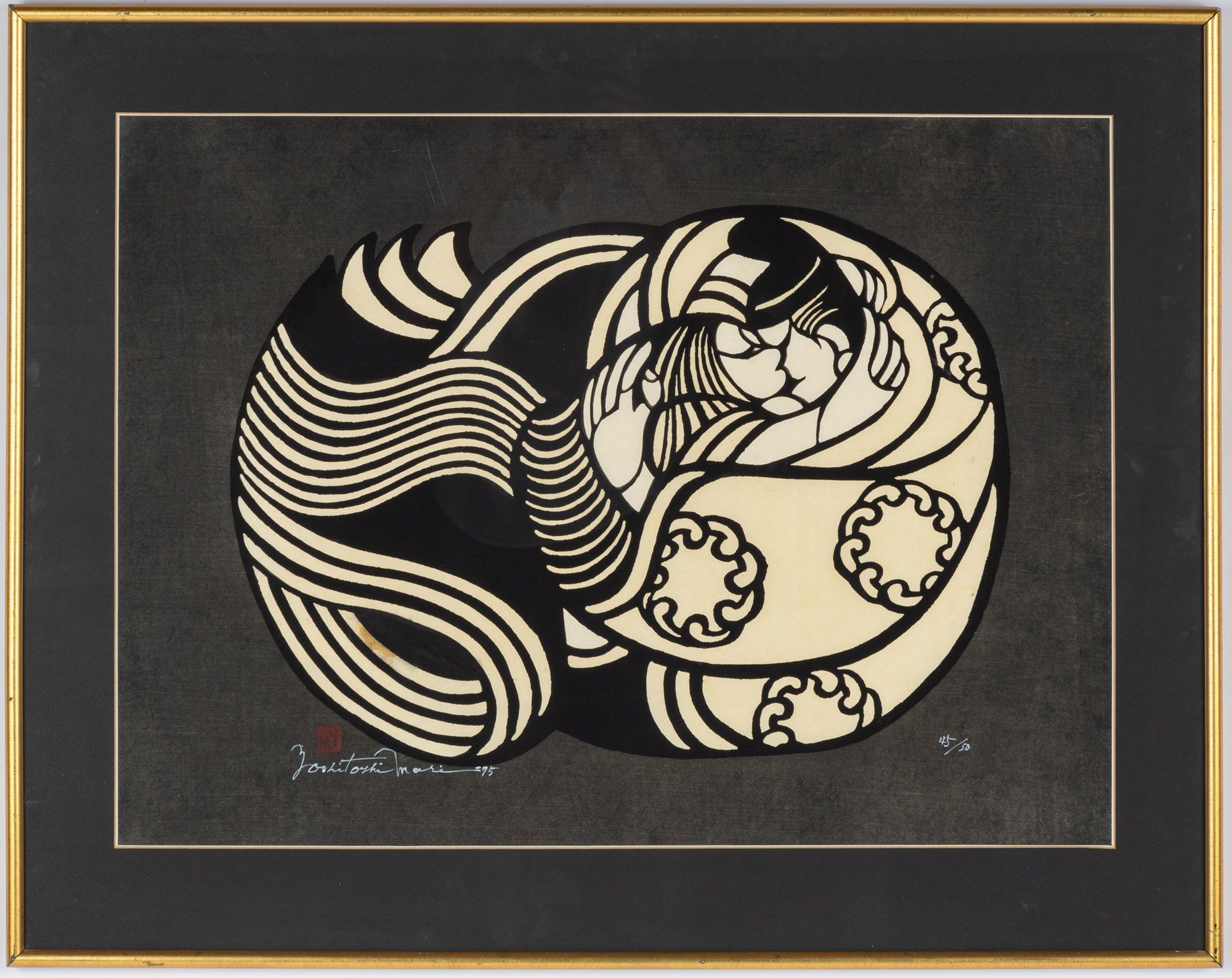 Yoshitoshi Mori (Japanese, 1898-1992) Tale of Genji, 1975 | Cottone ...