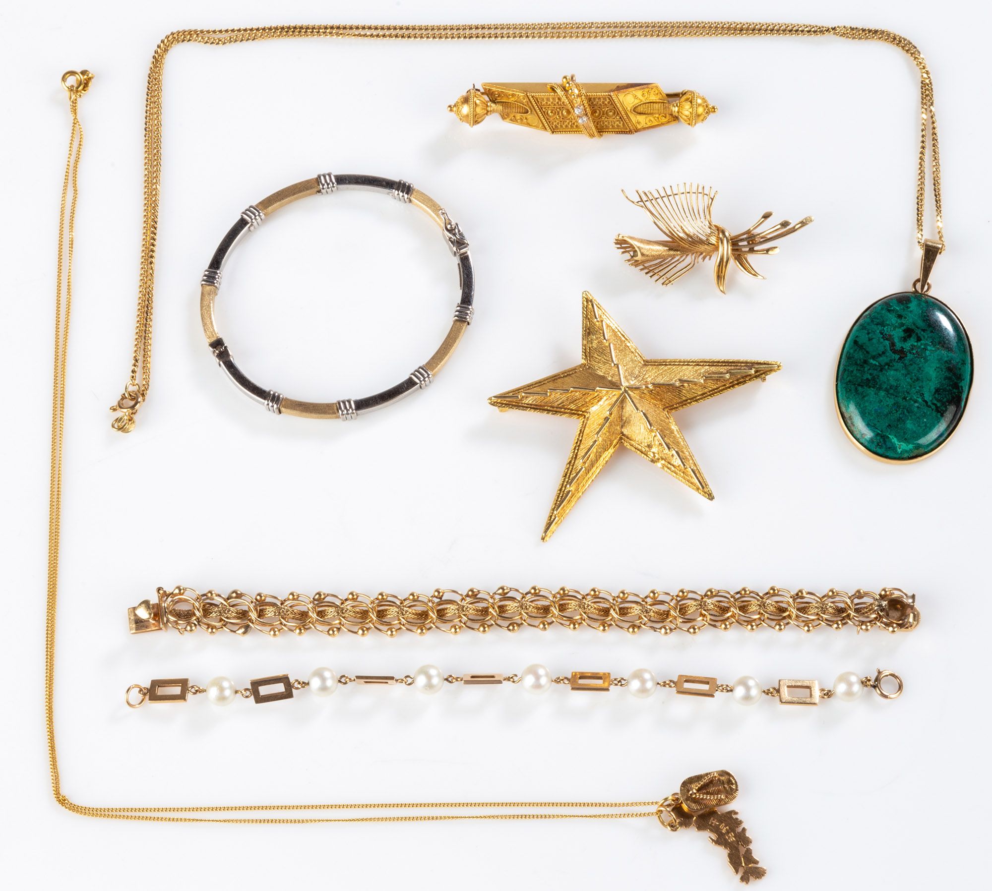 Group of 14K Gold Jewelry | Cottone Auctions