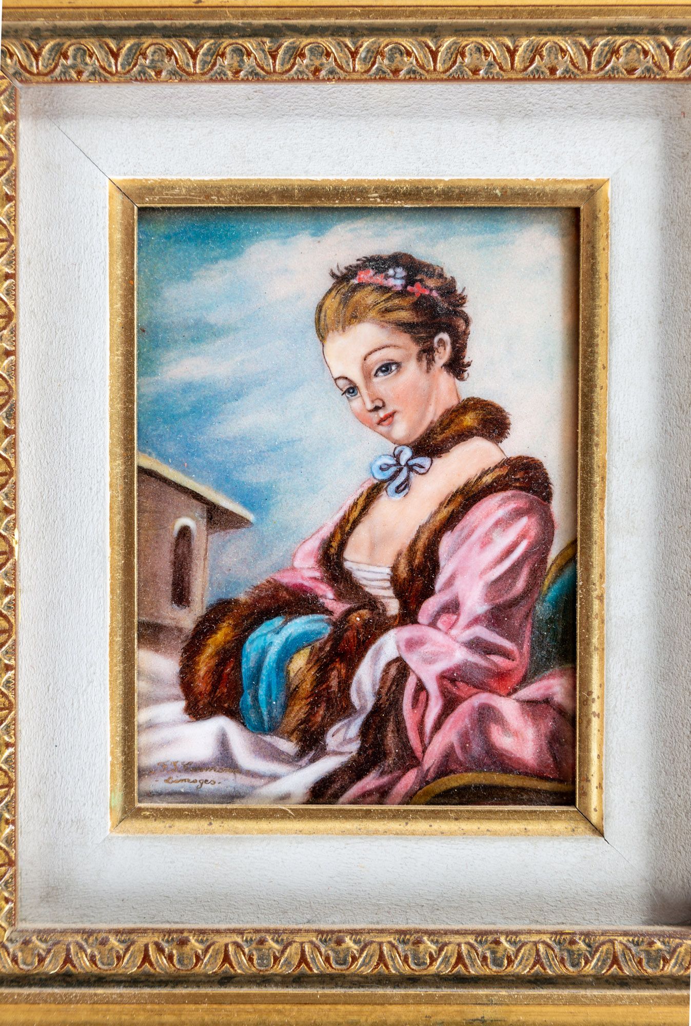 (2) French Limoges Enameled Plaques | Cottone Auctions