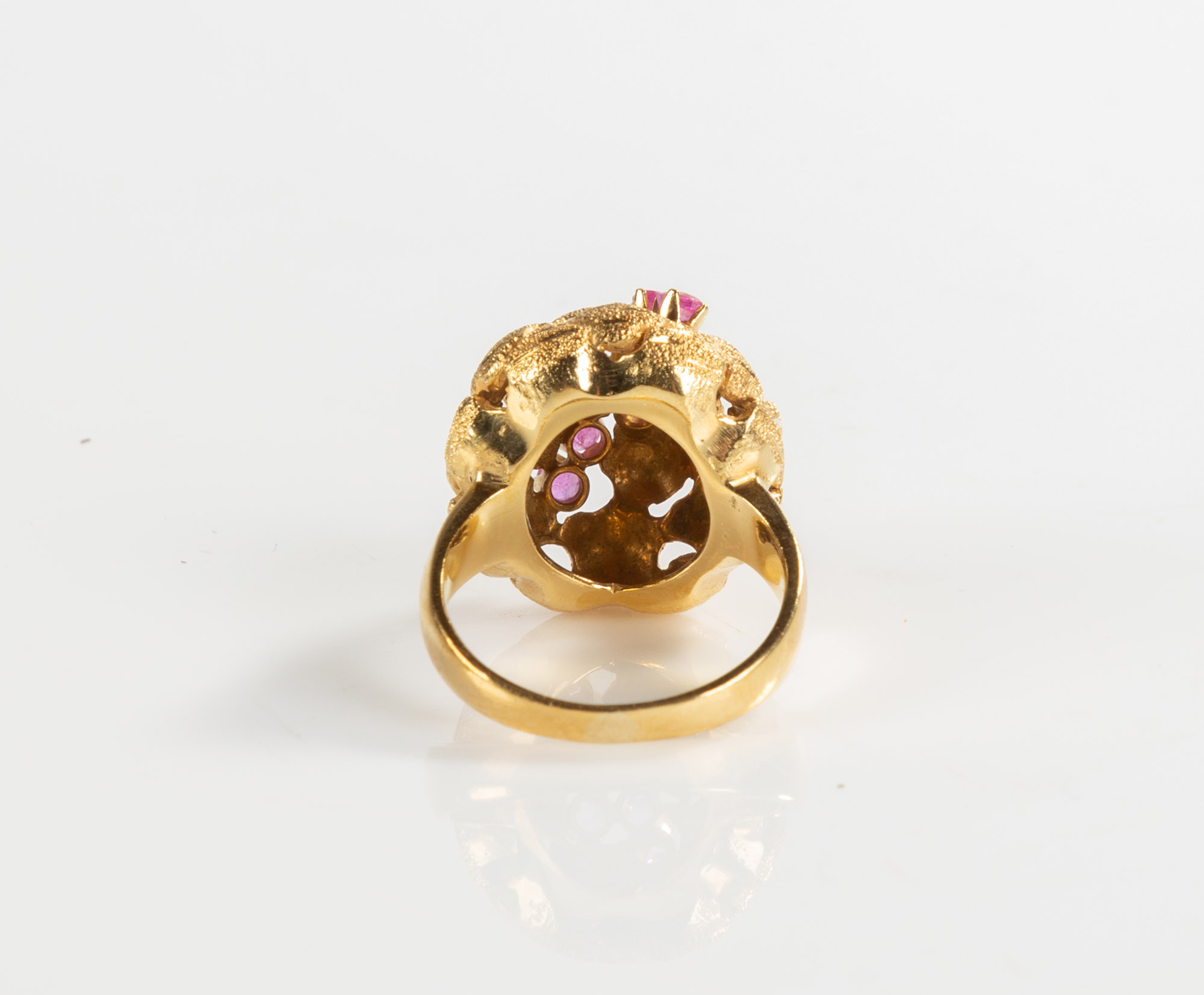 18K Gold & Ruby Ring | Cottone Auctions