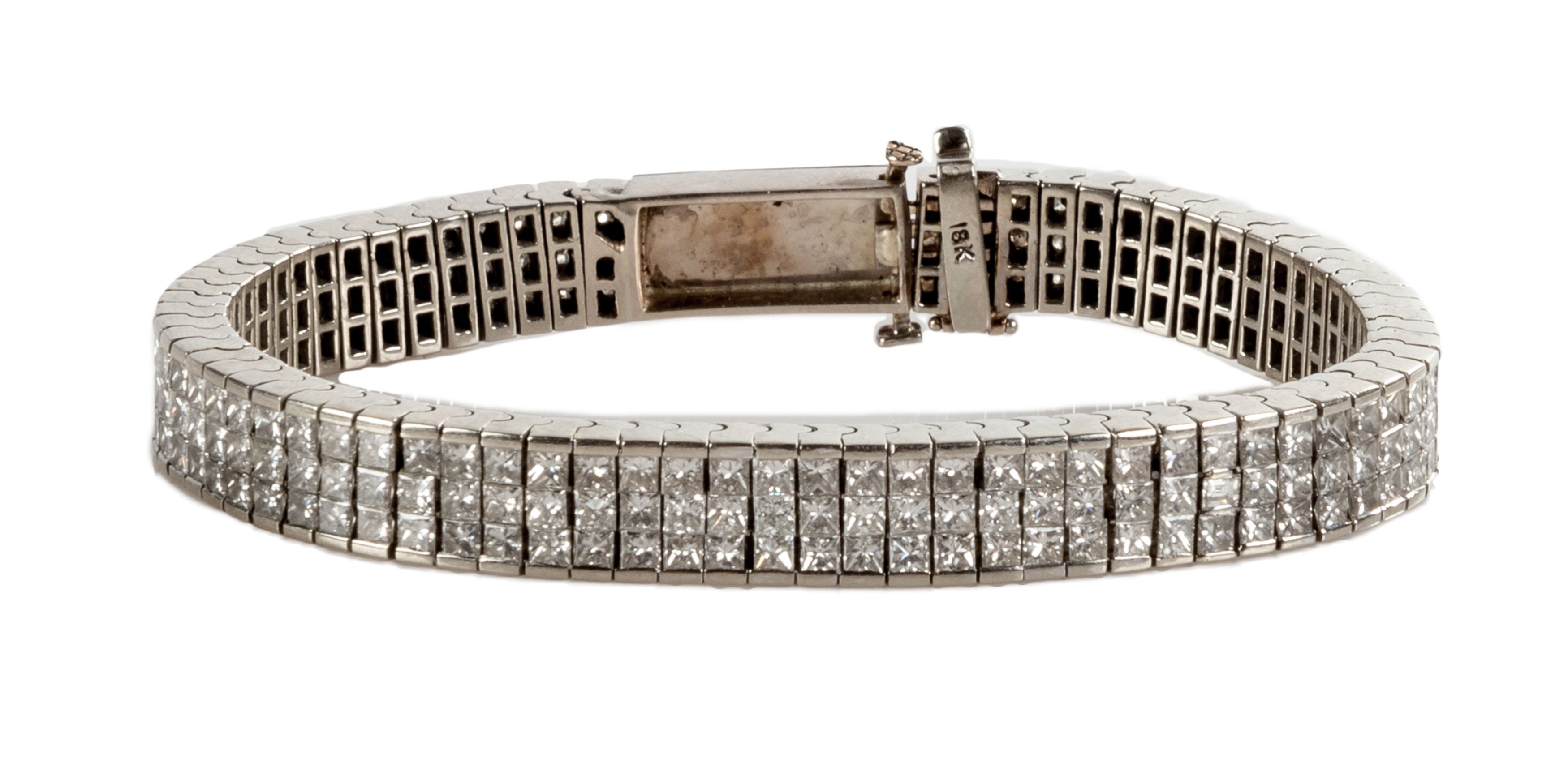Lady's 18K Gold & Diamond Bracelet | Cottone Auctions