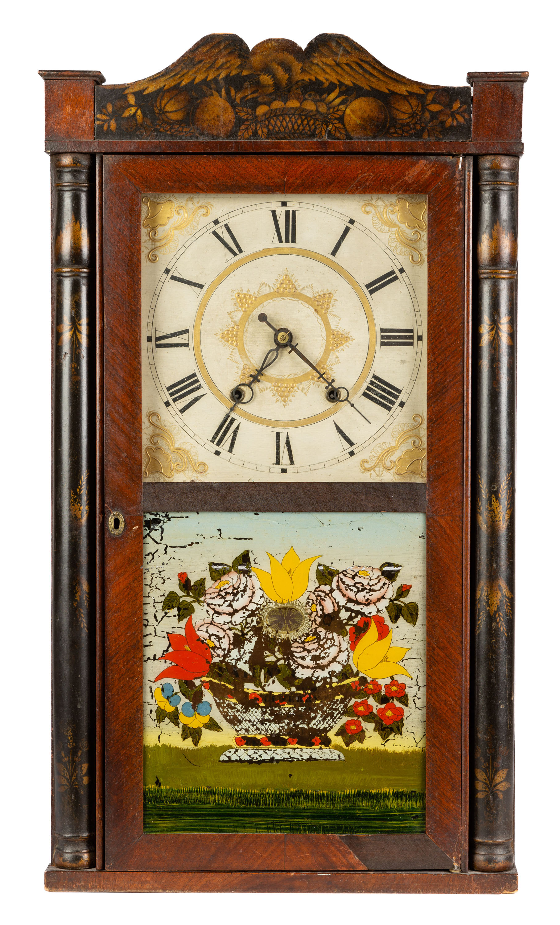 Eli Terry and Sons Shelf Clock & Marshall and Adams, Seneca Falls, N.Y ...