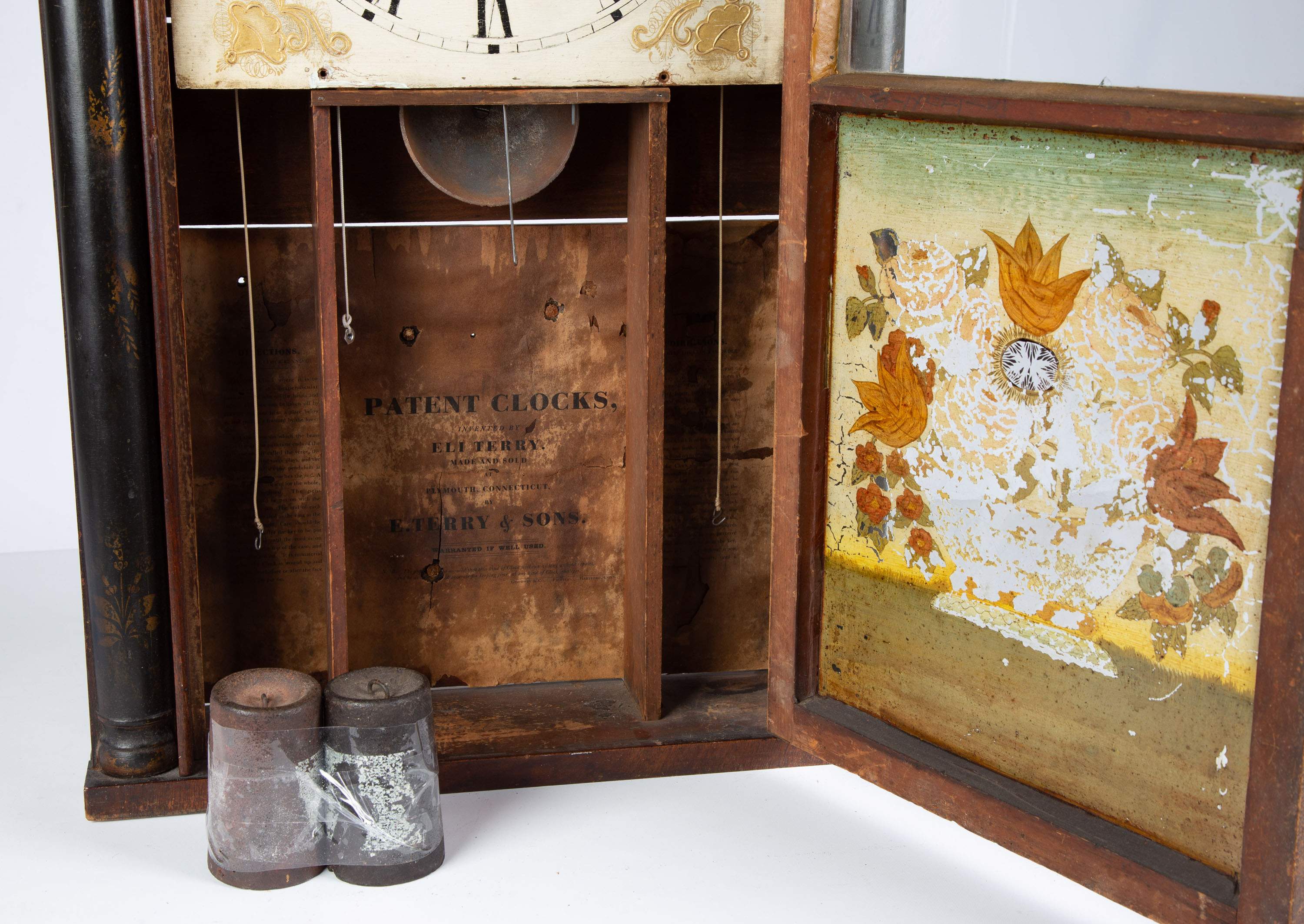 Eli Terry and Sons Shelf Clock & Marshall and Adams, Seneca Falls, N.Y ...