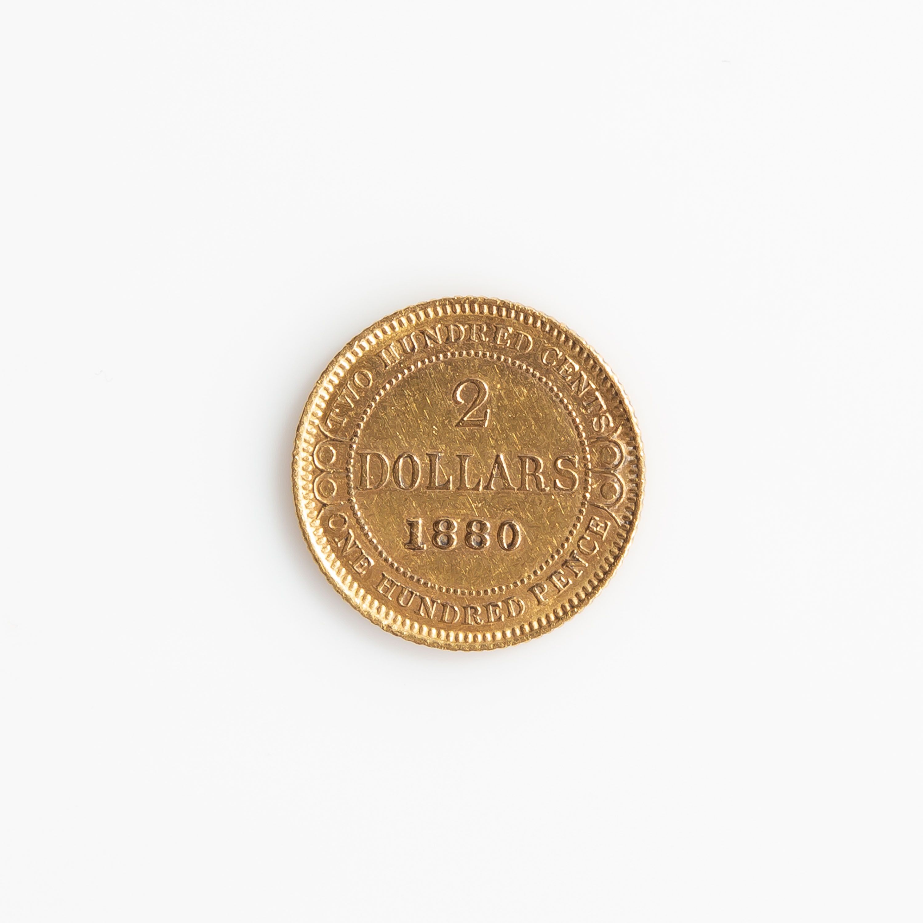 Canada, Newfoundland, 1880 Victoria $2 Gold Coin | Cottone Auctions