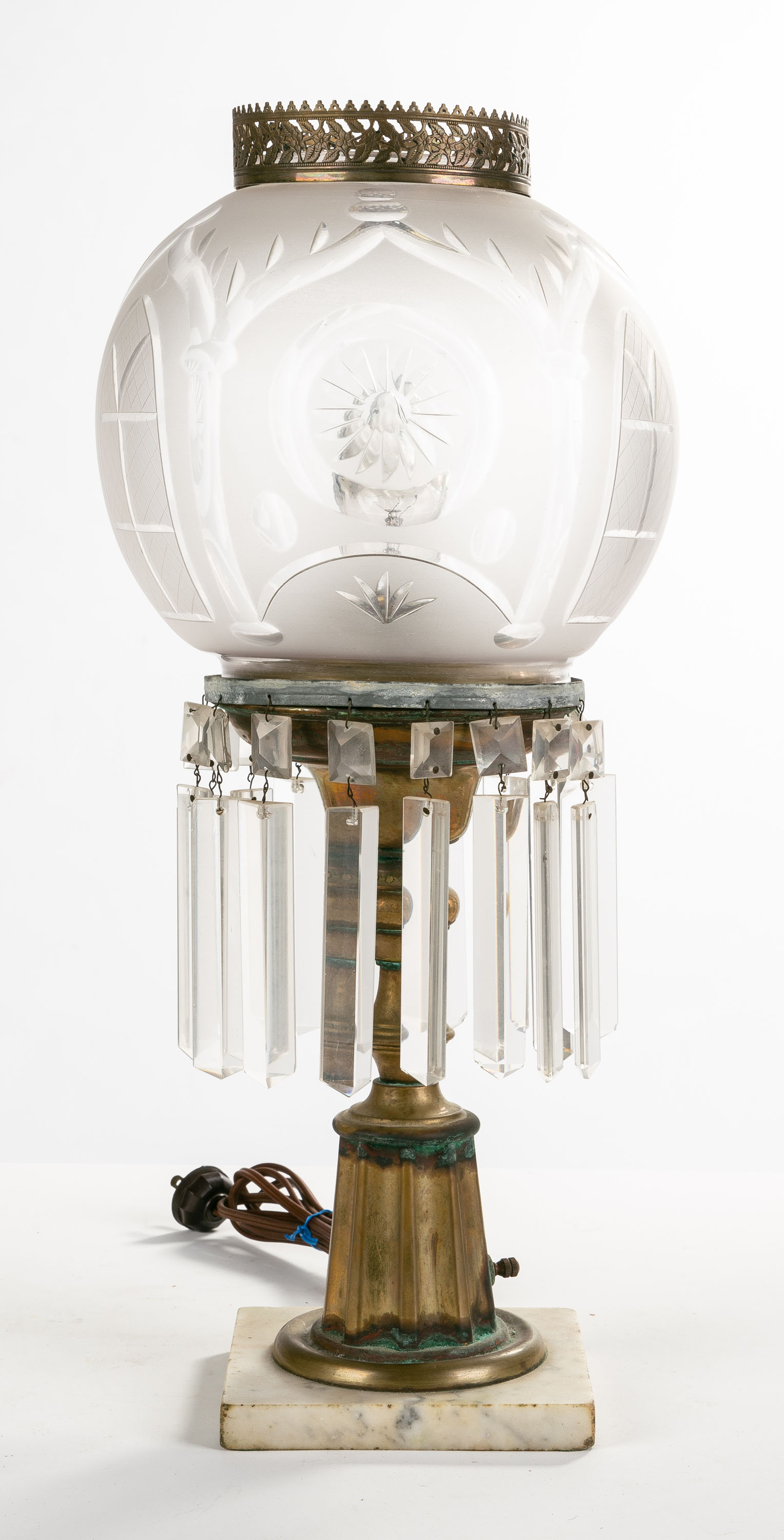 19th Century Astro Lamp | Cottone Auctions