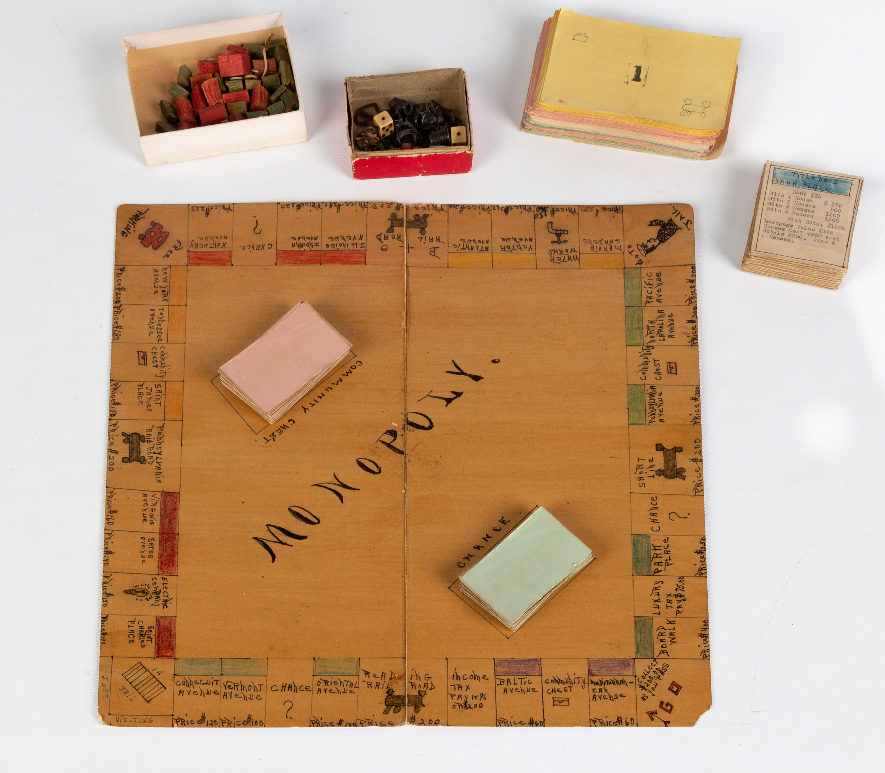 Vintage Handmade Monopoly Game | Cottone Auctions