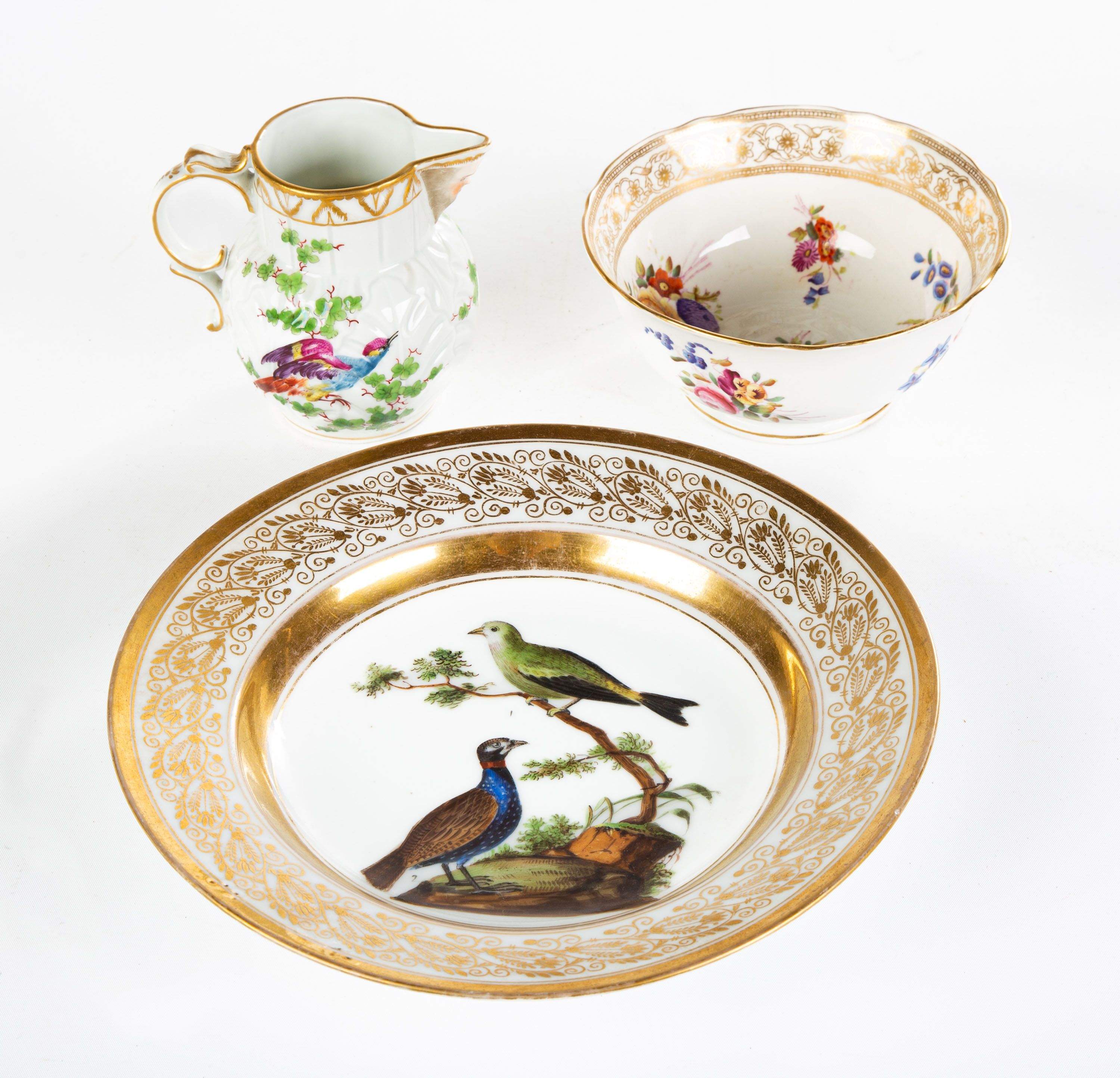 (3) 19th Century Pieces of European Porcelain | Cottone Auctions