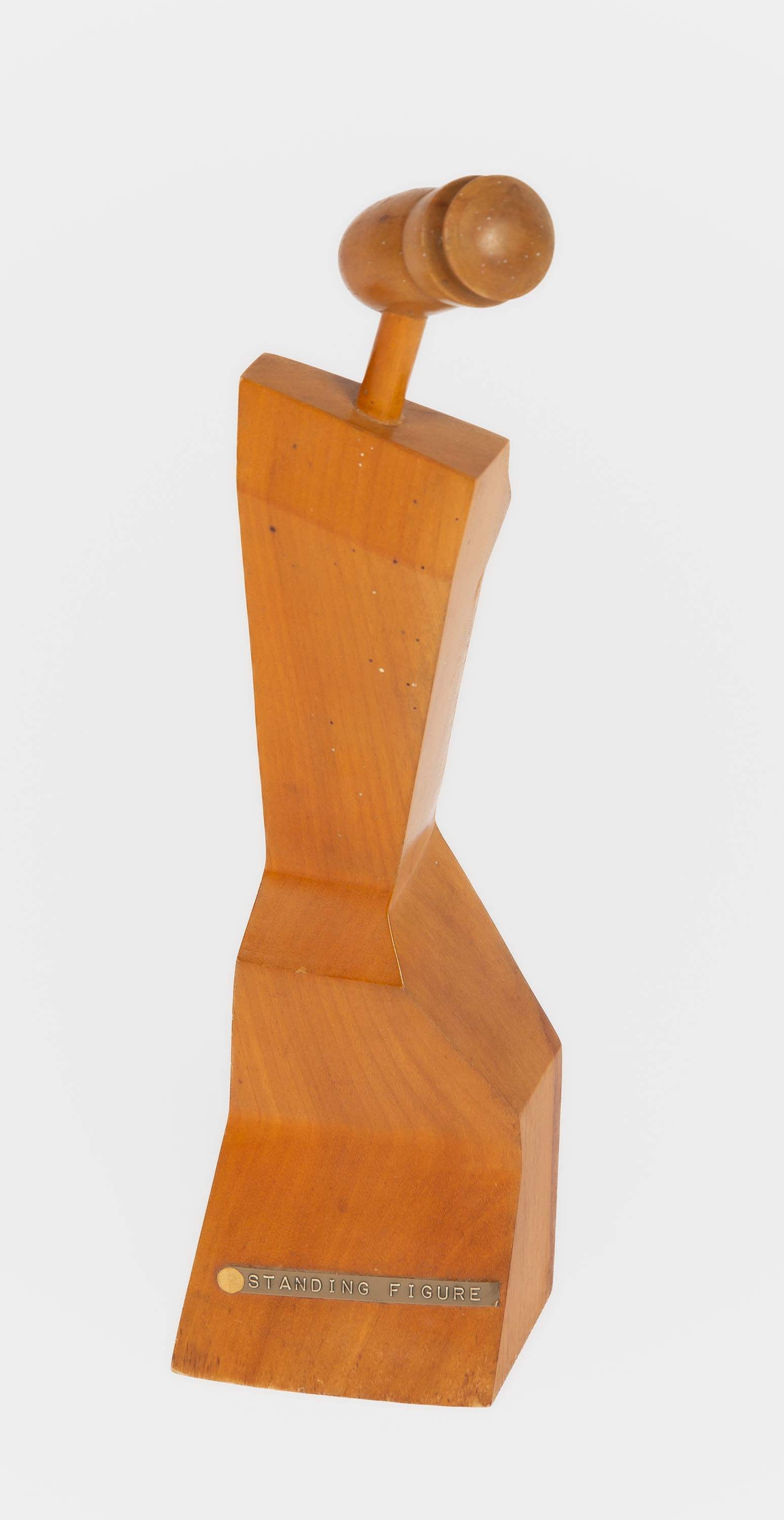 Mike Nevelson (1922-2019) Carved Wooded Sculpture of a Woman | Cottone ...