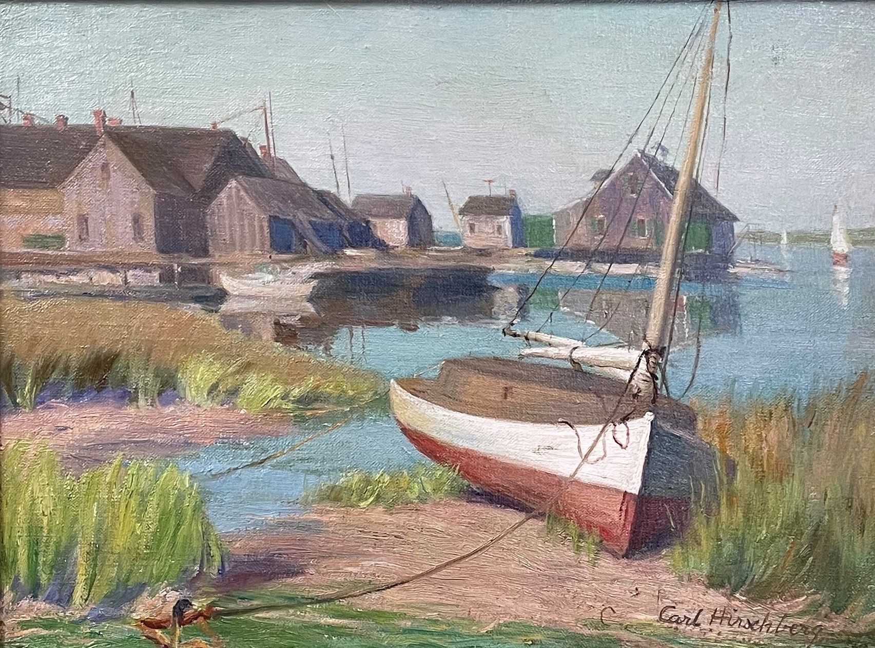 Carl Hirschberg (1854-1923) New England Costal Scene | Cottone Auctions