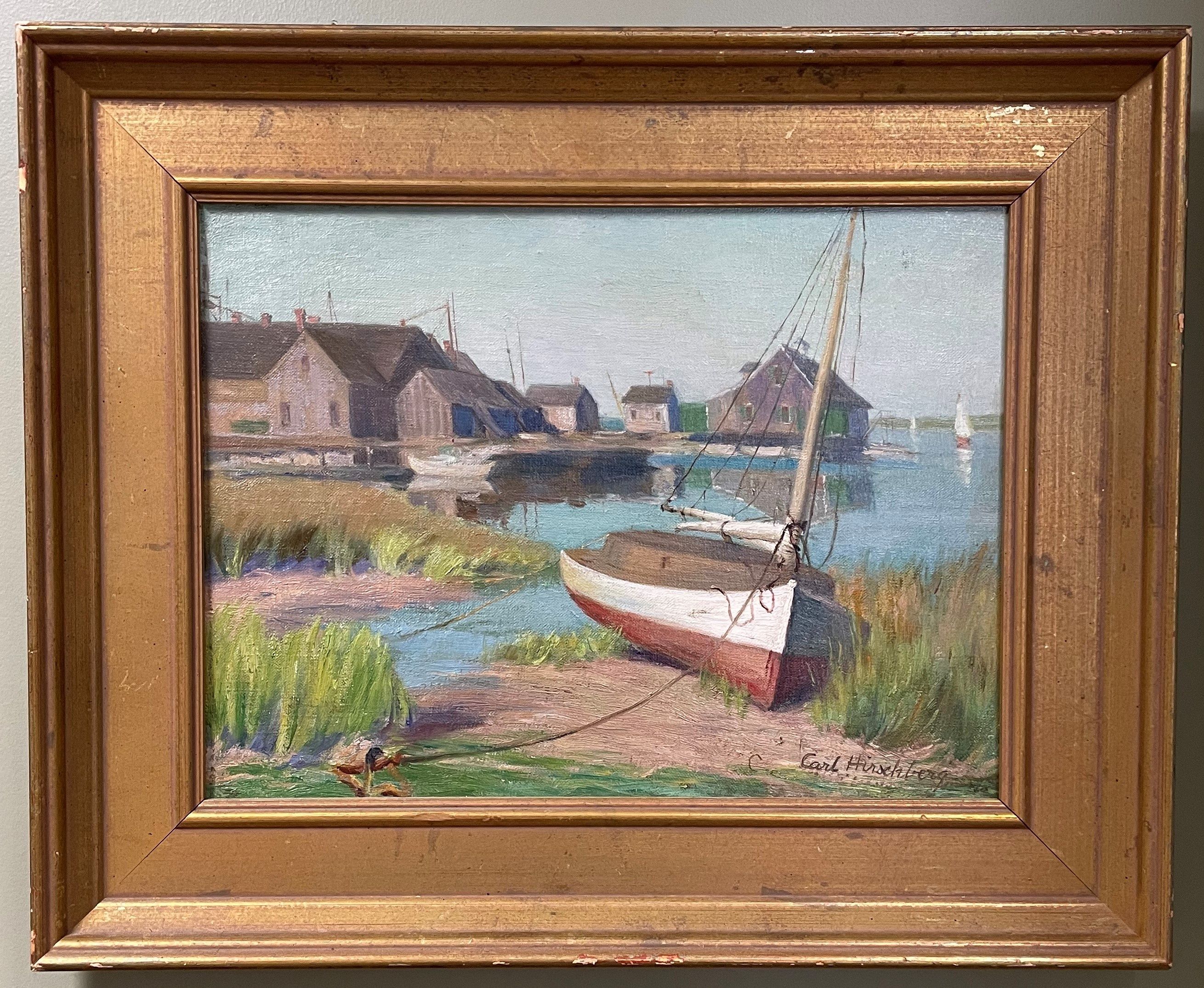 Carl Hirschberg (1854-1923) New England Costal Scene | Cottone Auctions