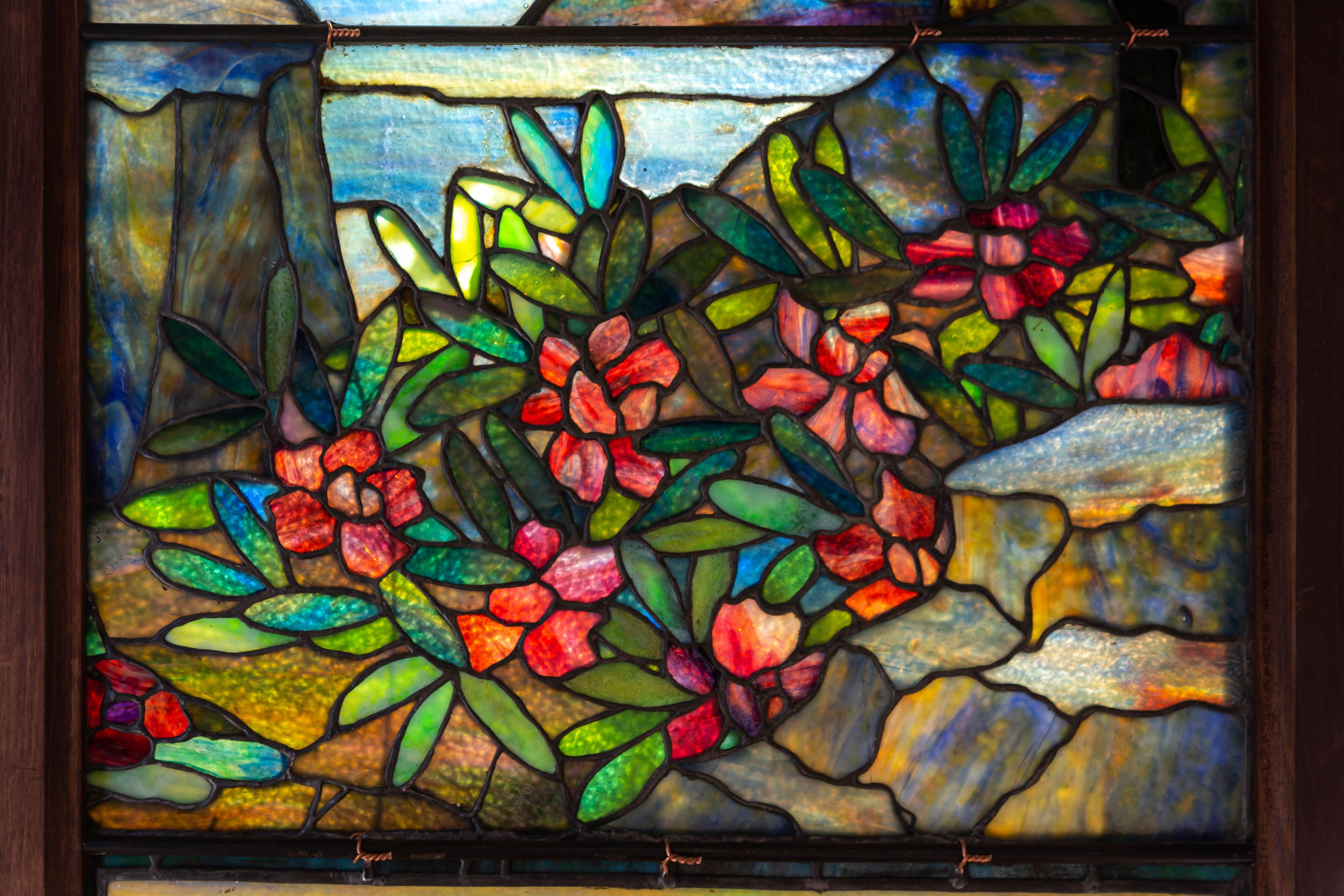 Tiffany Studios, Sunset Landscape Window, 1915 | Cottone Auctions