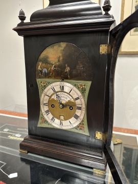 Christopher Pinchbeck Senior, Ebonized Quarter Repeating Table Clock ...