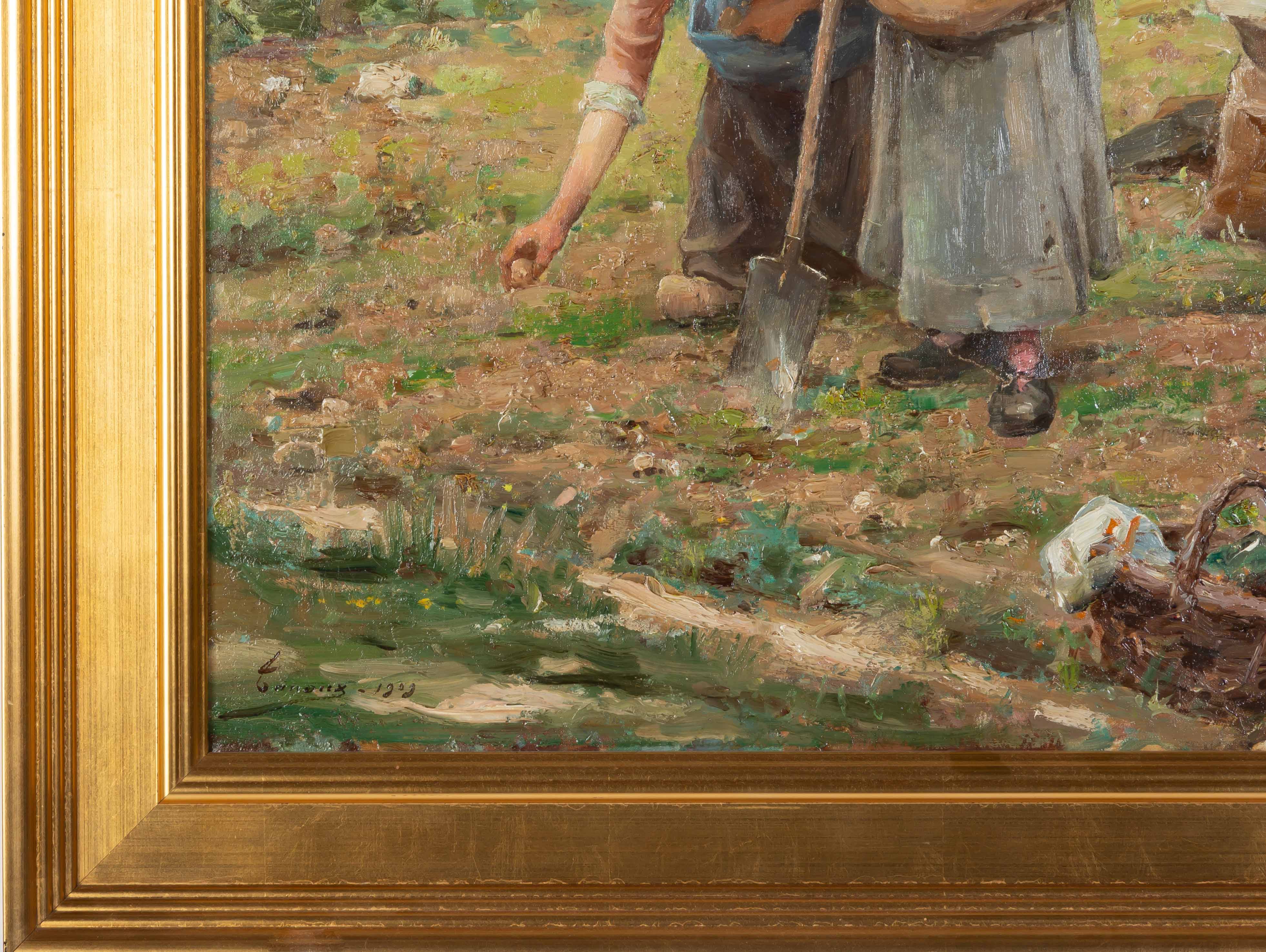 Henri Adrien Tanoux (French, 1865-1923) Peasant Girls | Cottone Auctions