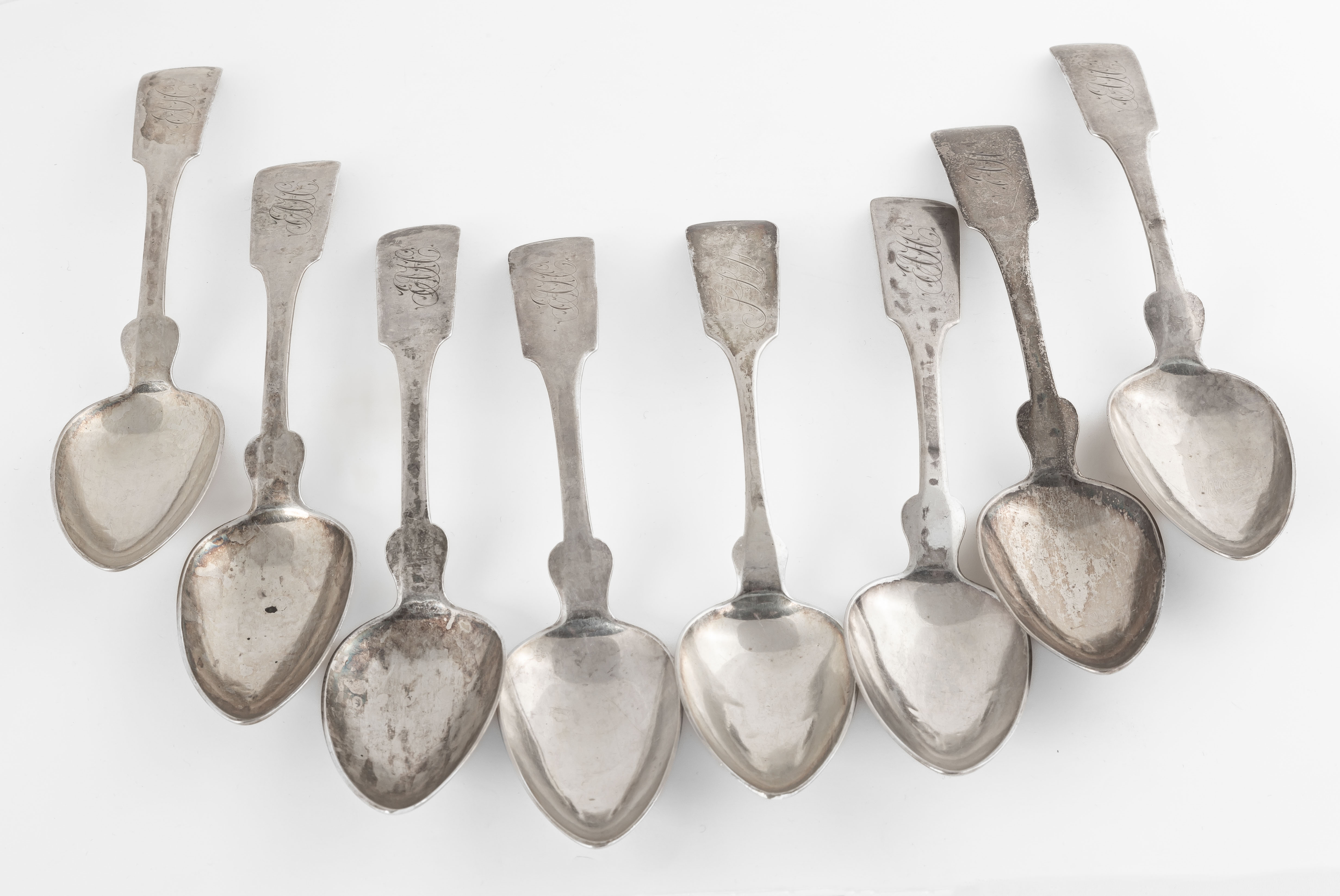Eight Coin Silver Spoons | Cottone Auctions