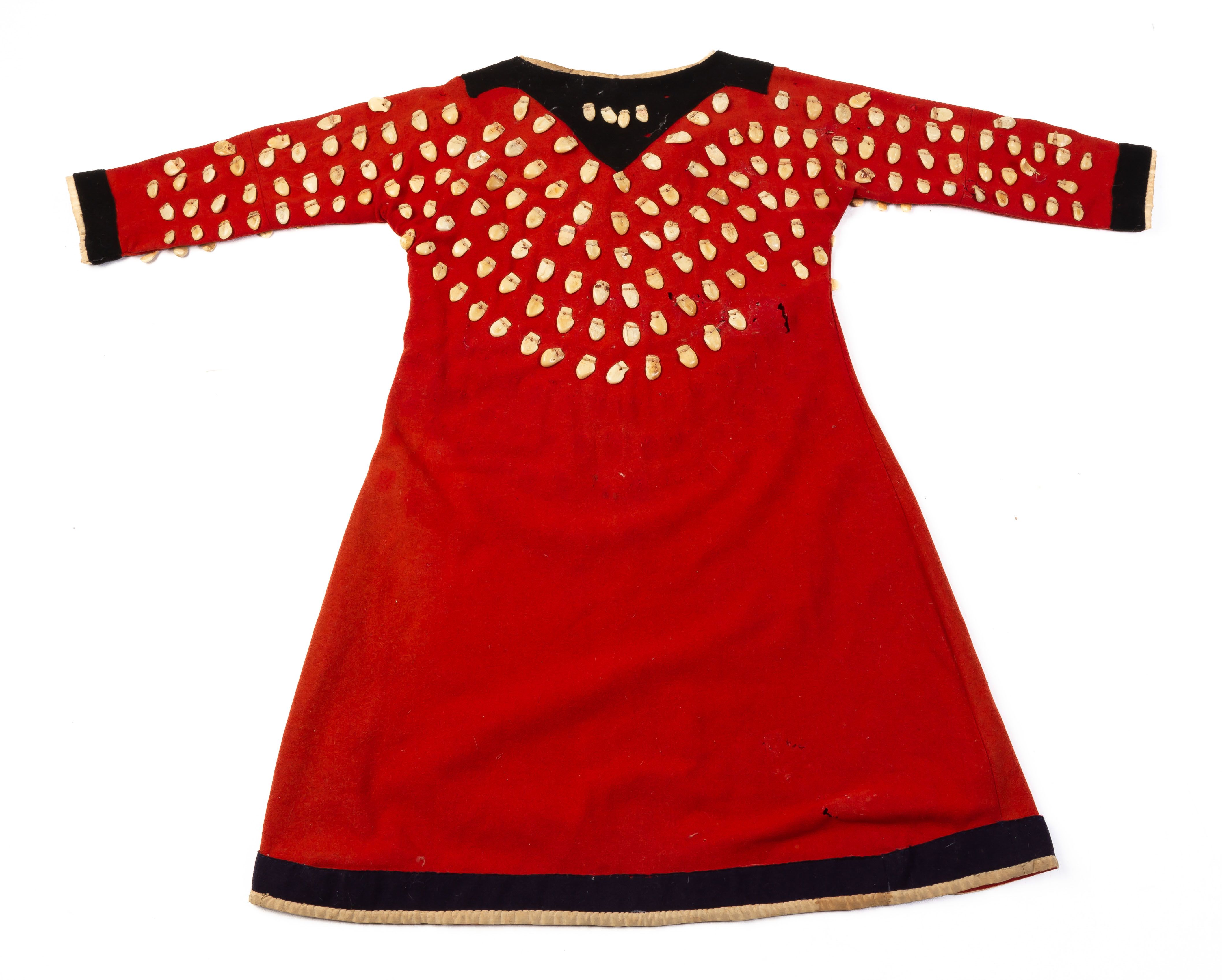 Crow Women's Dress With Elk Teeth | Cottone Auctions