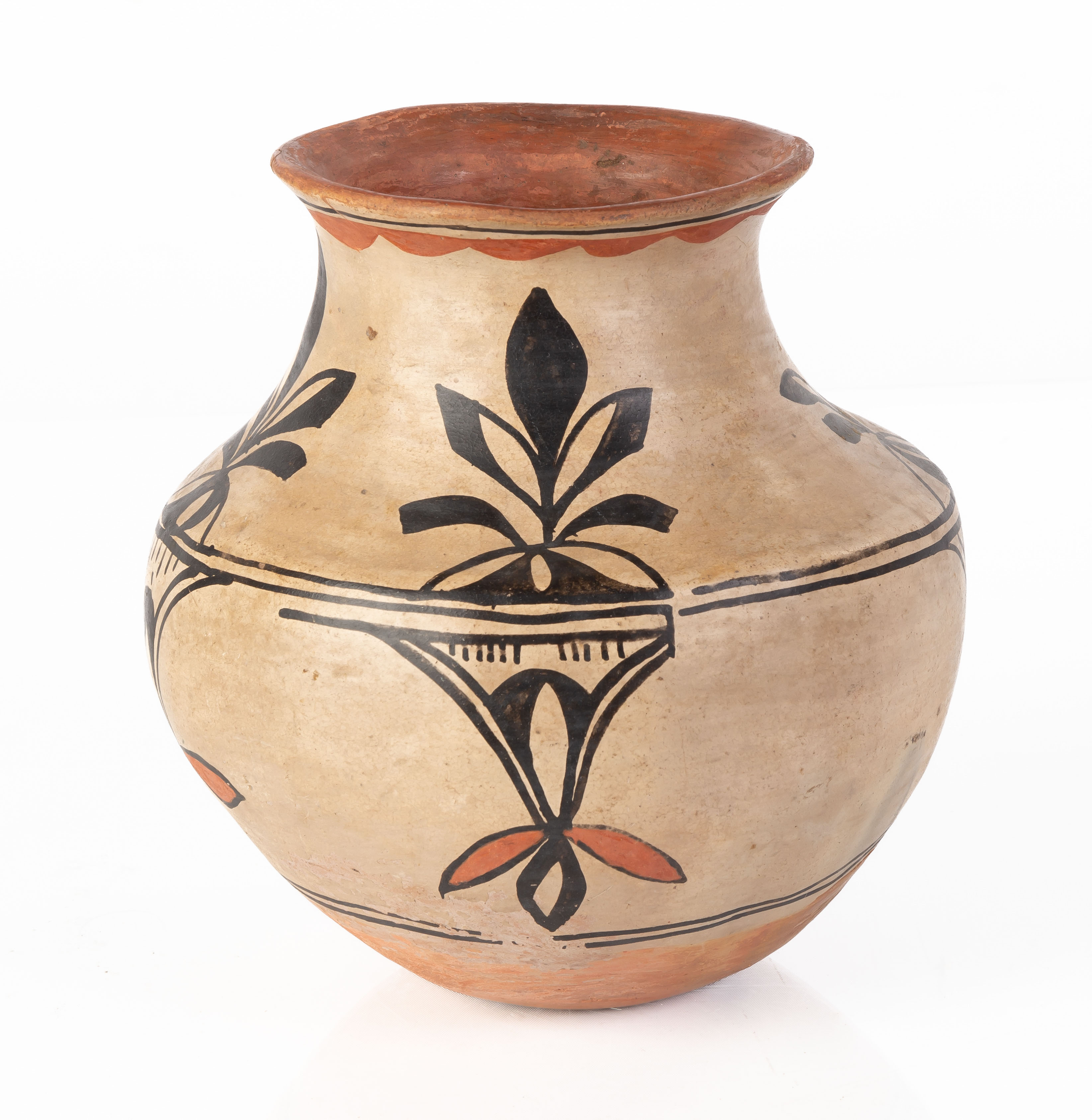 Native American Decorated Pot | Cottone Auctions