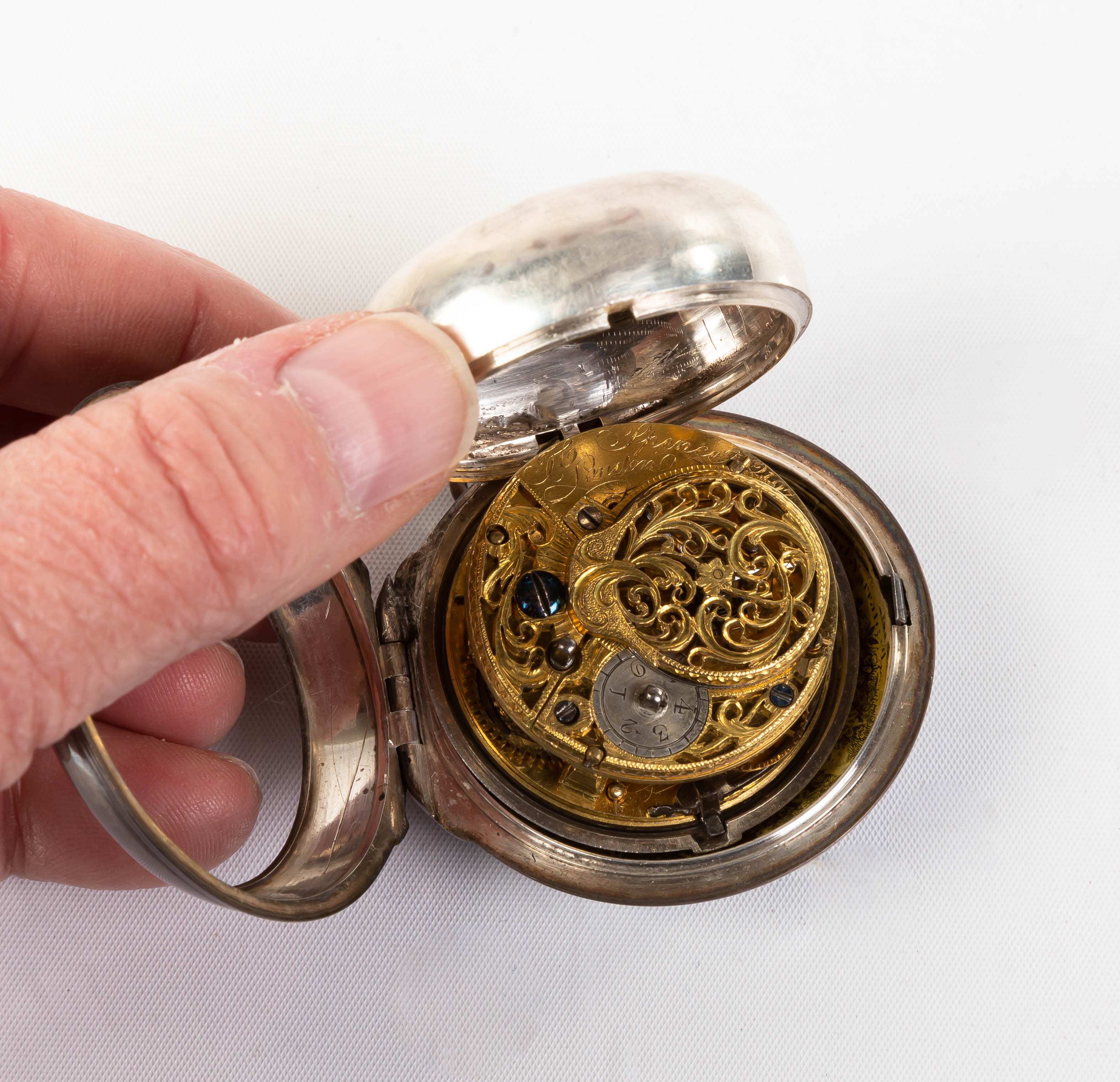 Signed (?) Early Pocket Watch | Cottone Auctions
