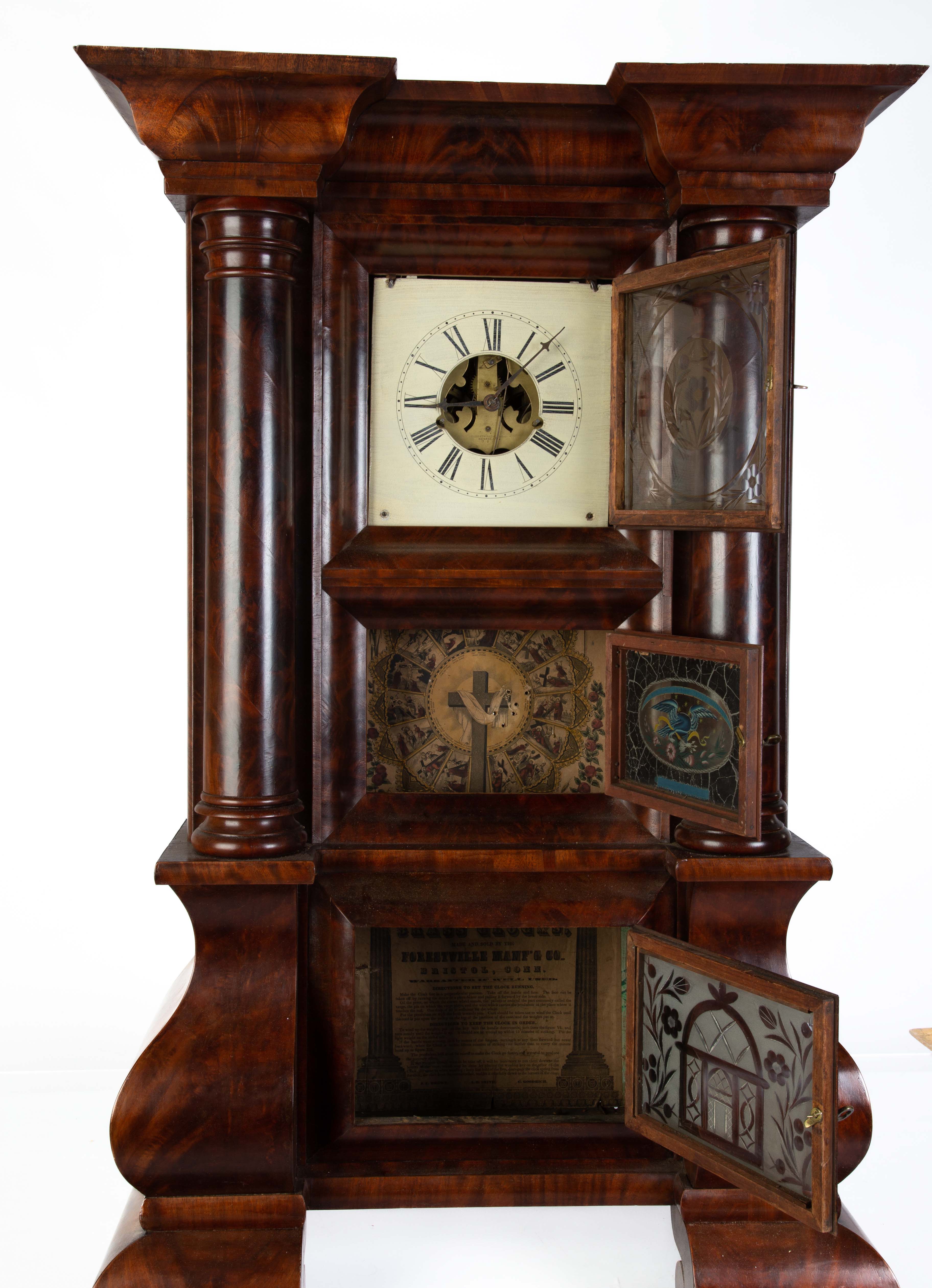 Rare J.C. Brown Super Empire Shelf Clock | Cottone Auctions