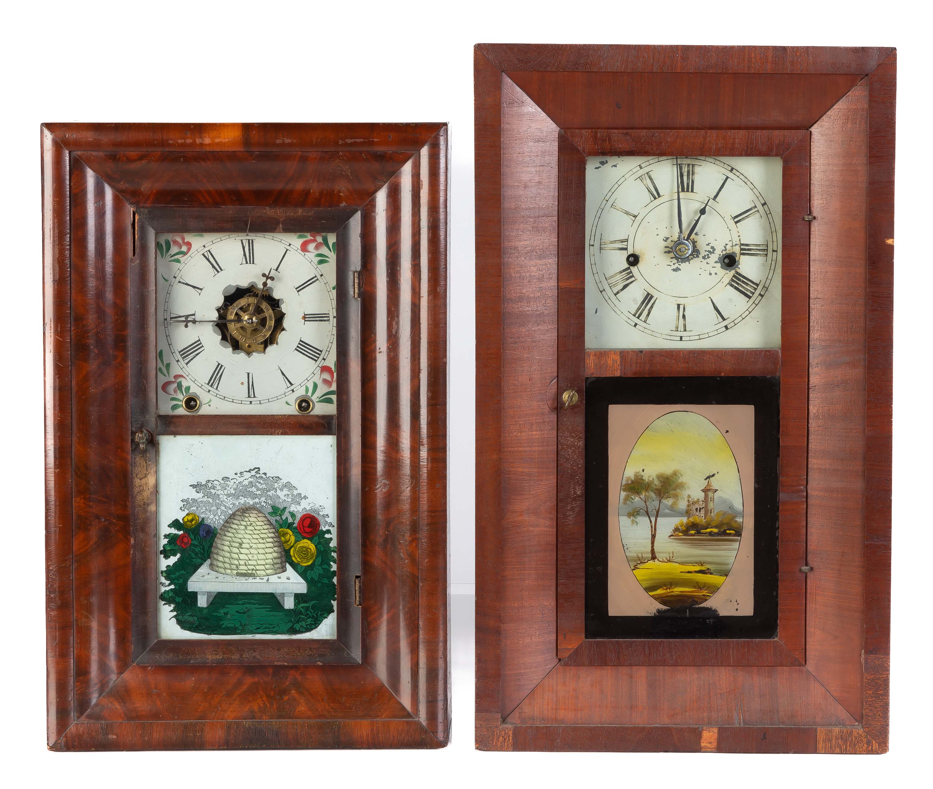(2) Miniature Ogee Clocks | Cottone Auctions