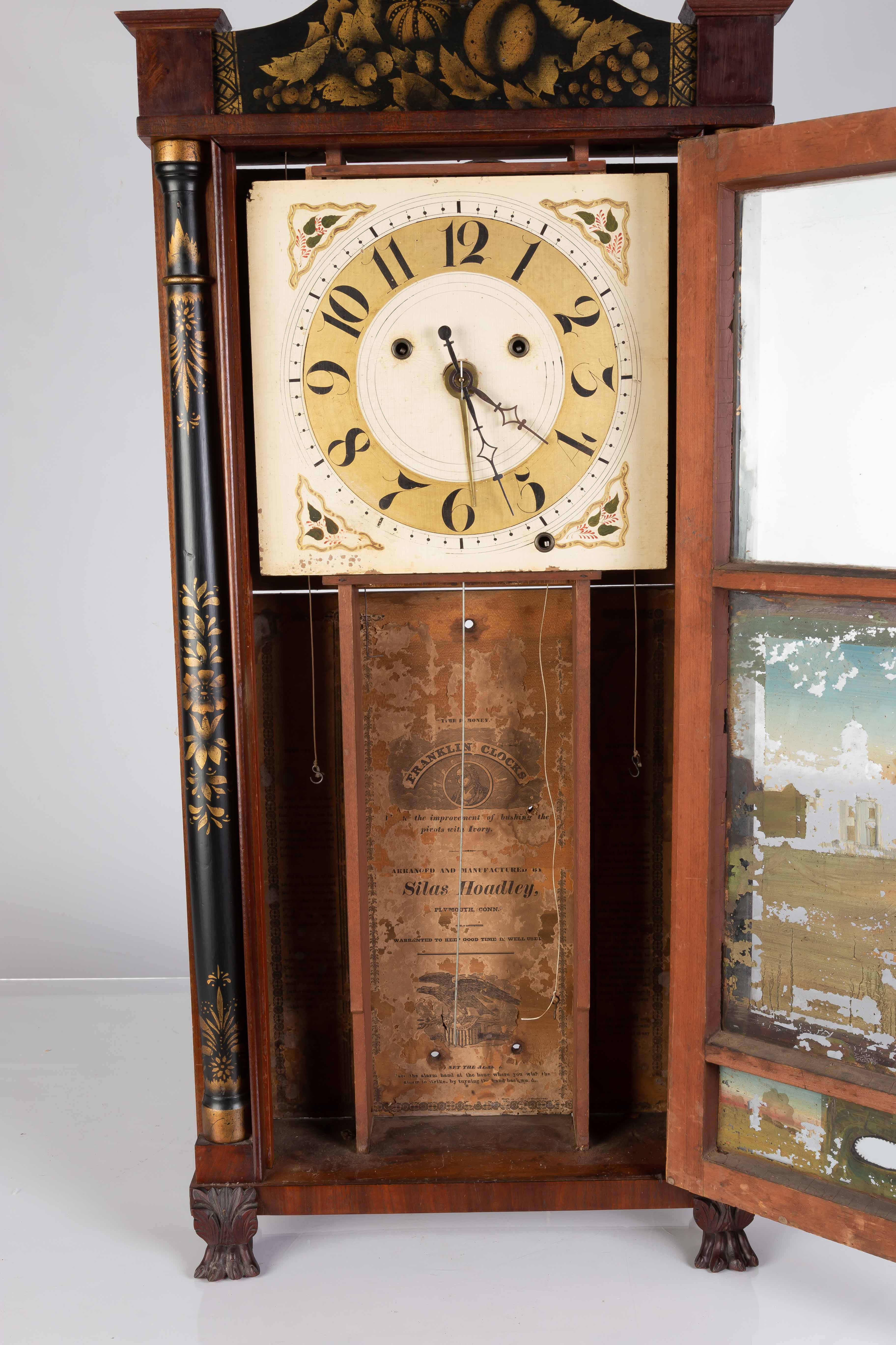 Silas Hoadley Shelf Clock | Cottone Auctions