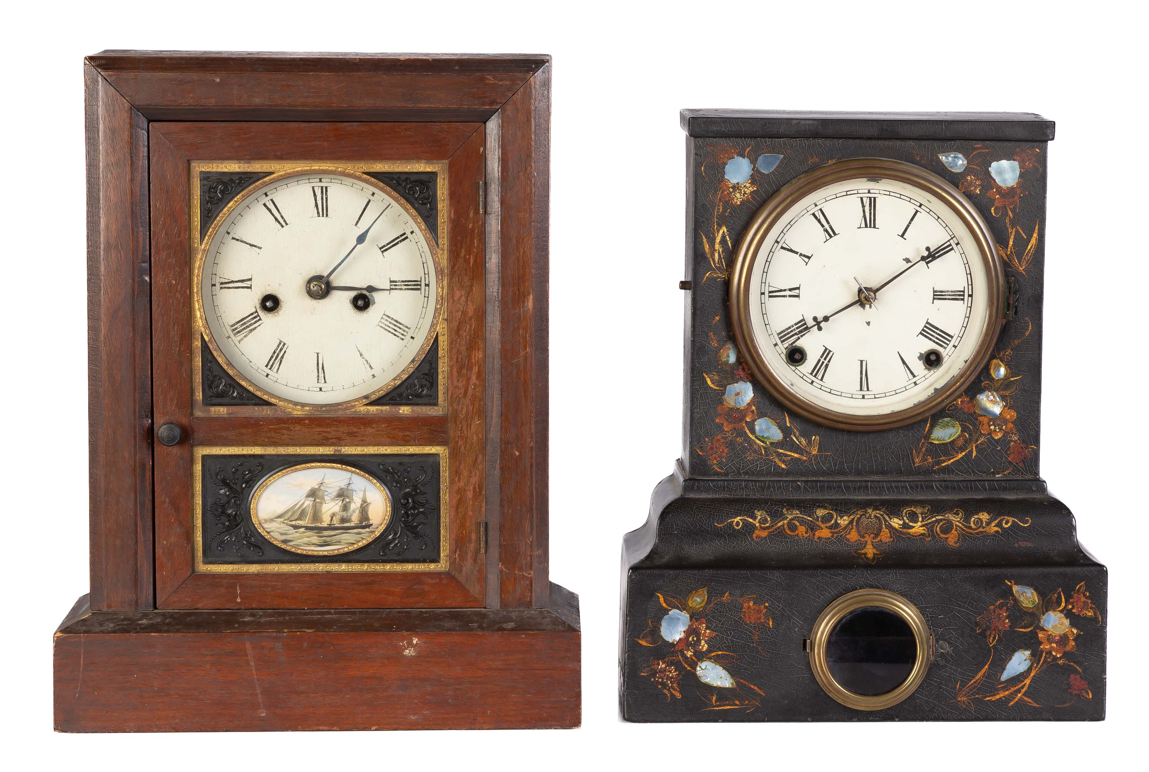 Jerome & Co and JC Brown Cottage Clocks | Cottone Auctions