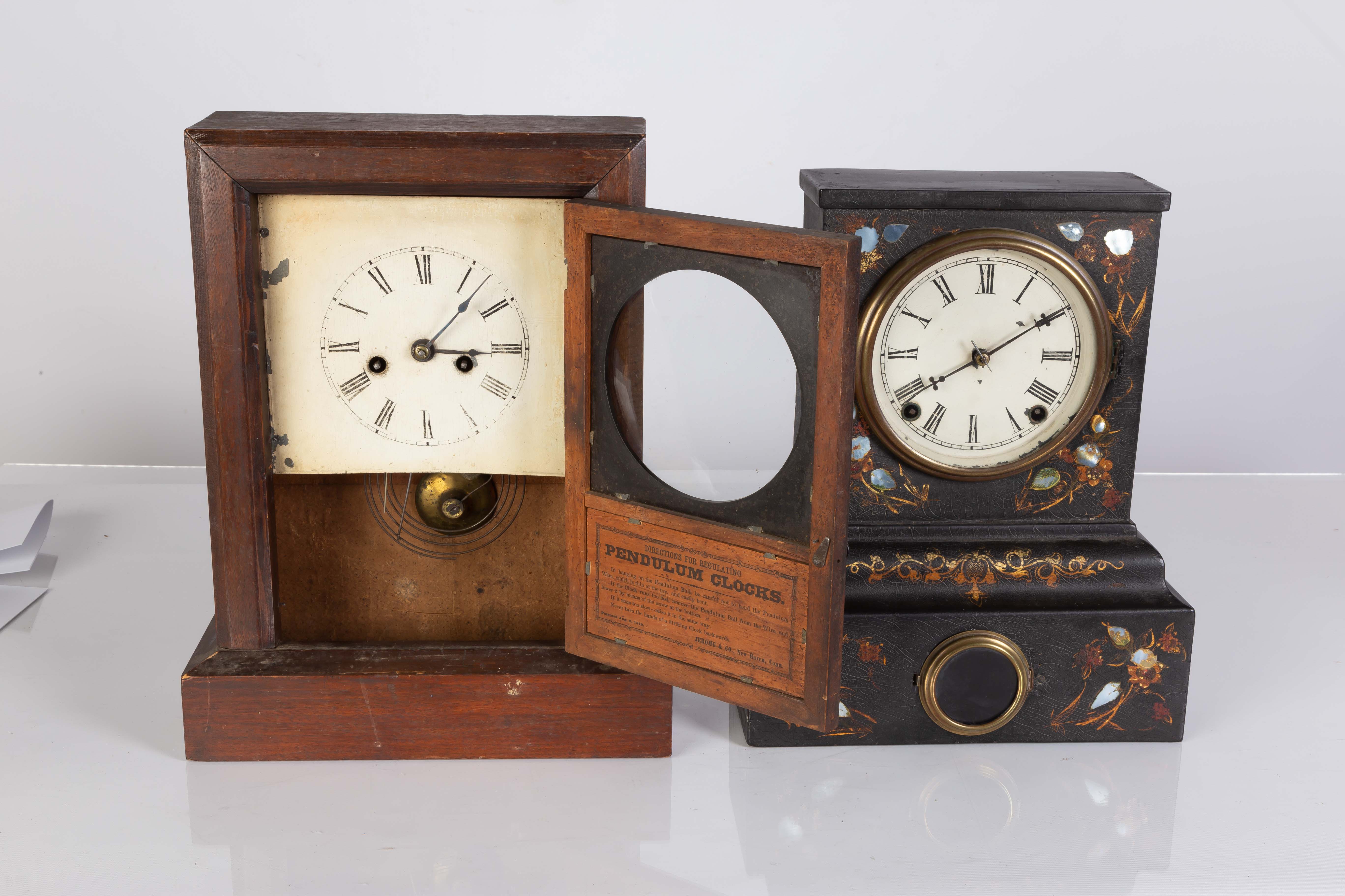 Jerome & Co and JC Brown Cottage Clocks | Cottone Auctions