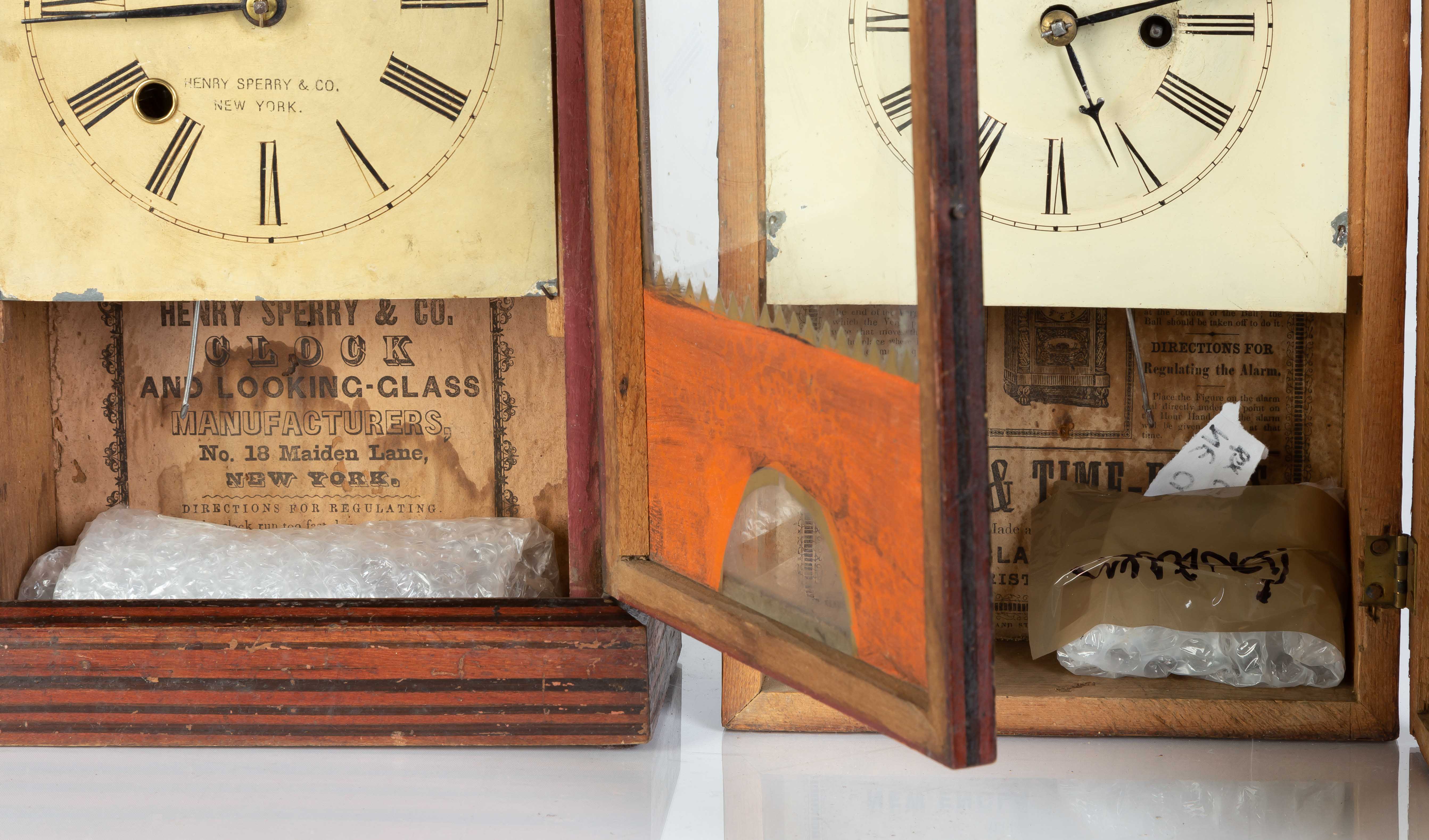 Henry Sperry & Smith and Goodrich Box Clocks | Cottone Auctions