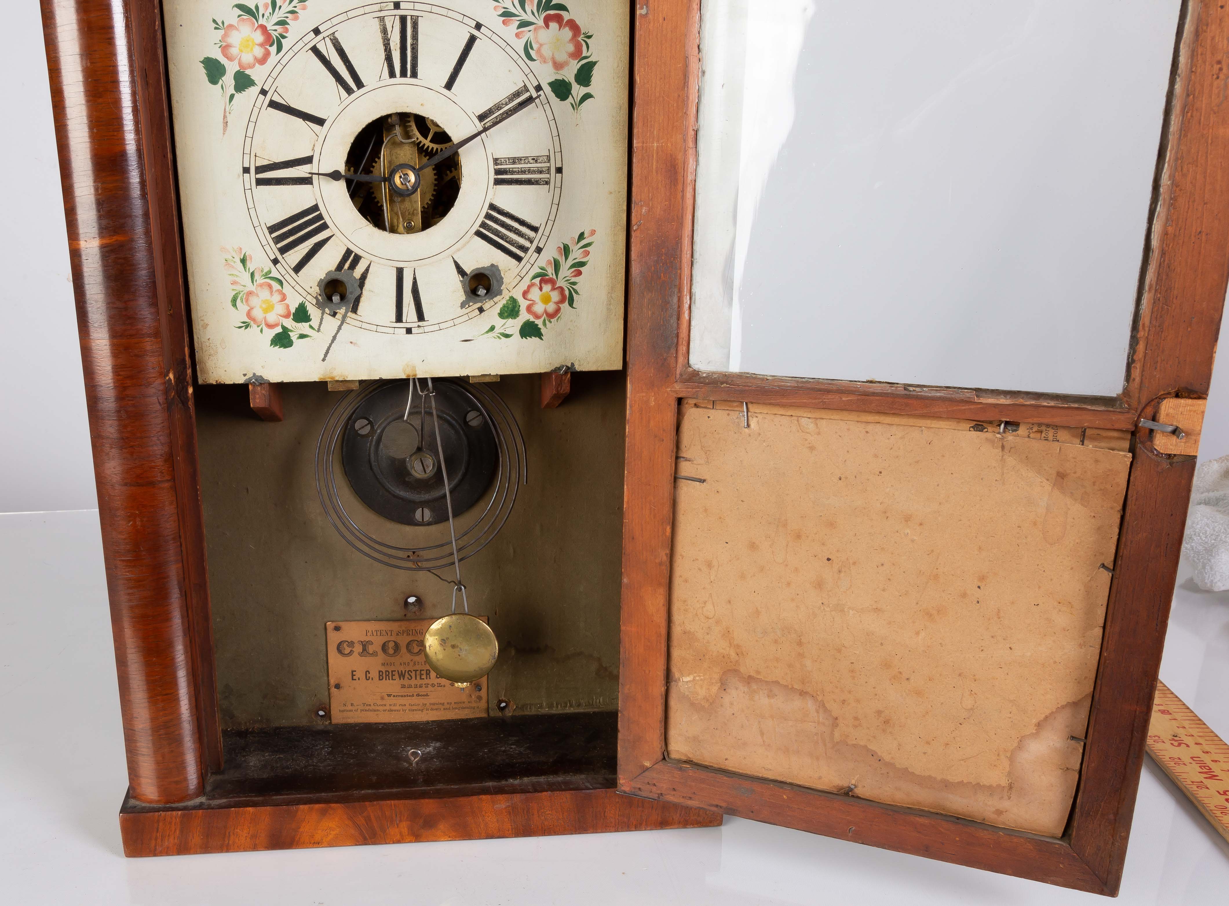 EC Brewster & Co Shelf Clock | Cottone Auctions